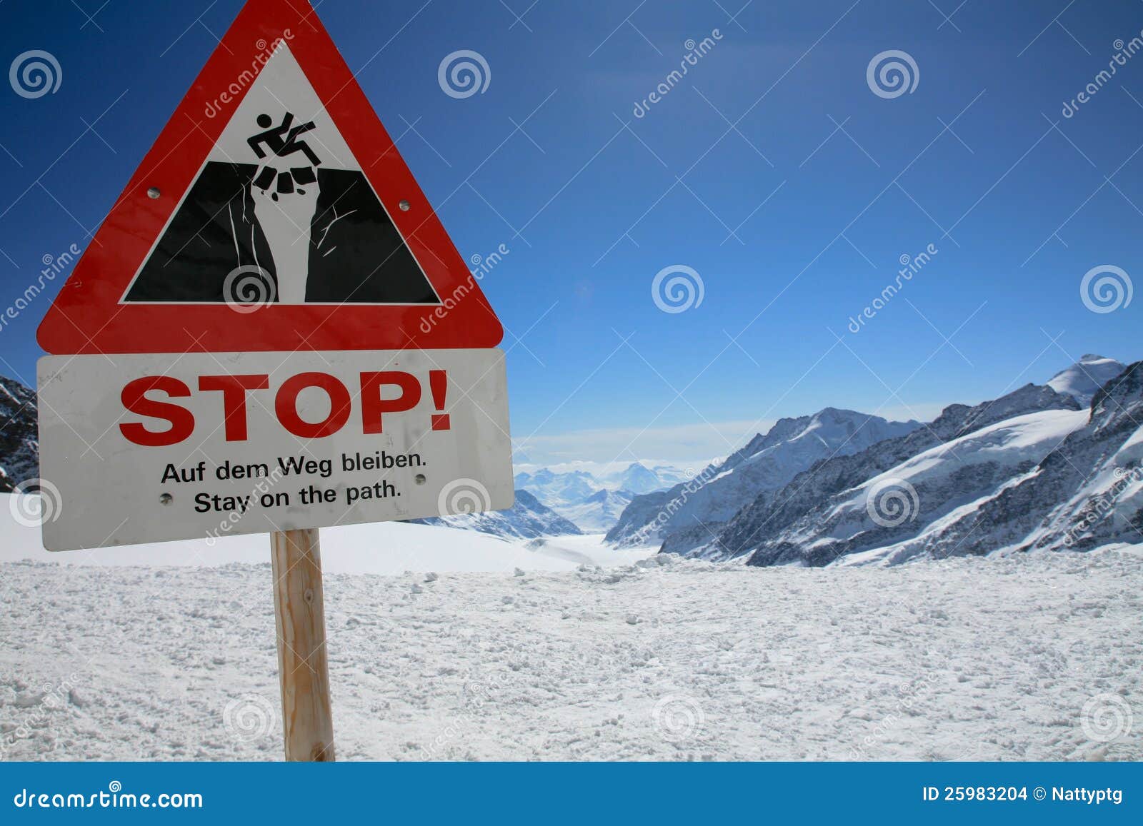 Stay on the path sign stock photo. Image of landmark - 25983204