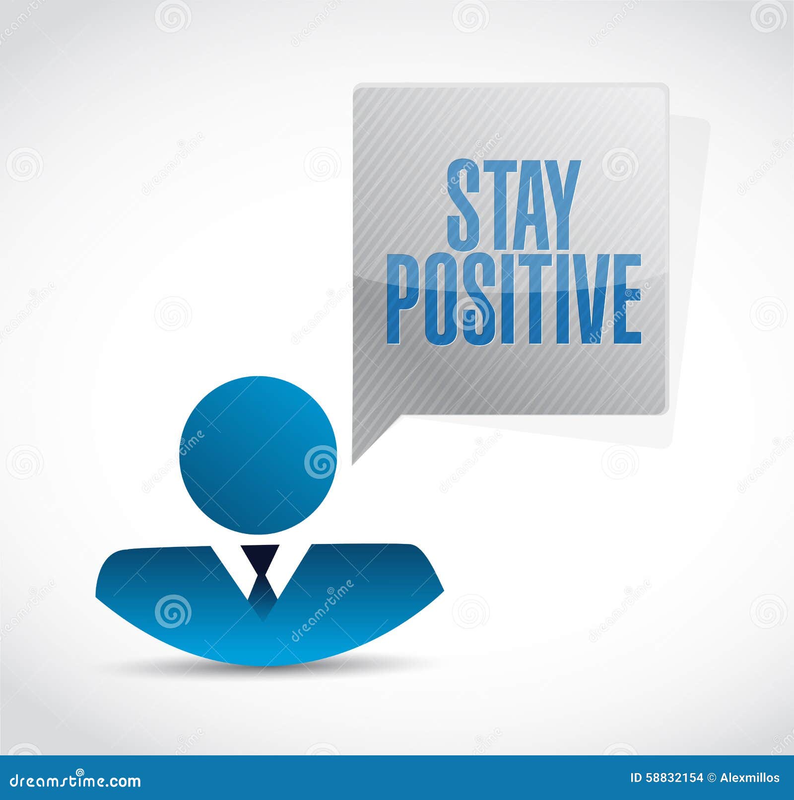 Stay Positive And Good Things Will Happen, Vector. Wording Design ...