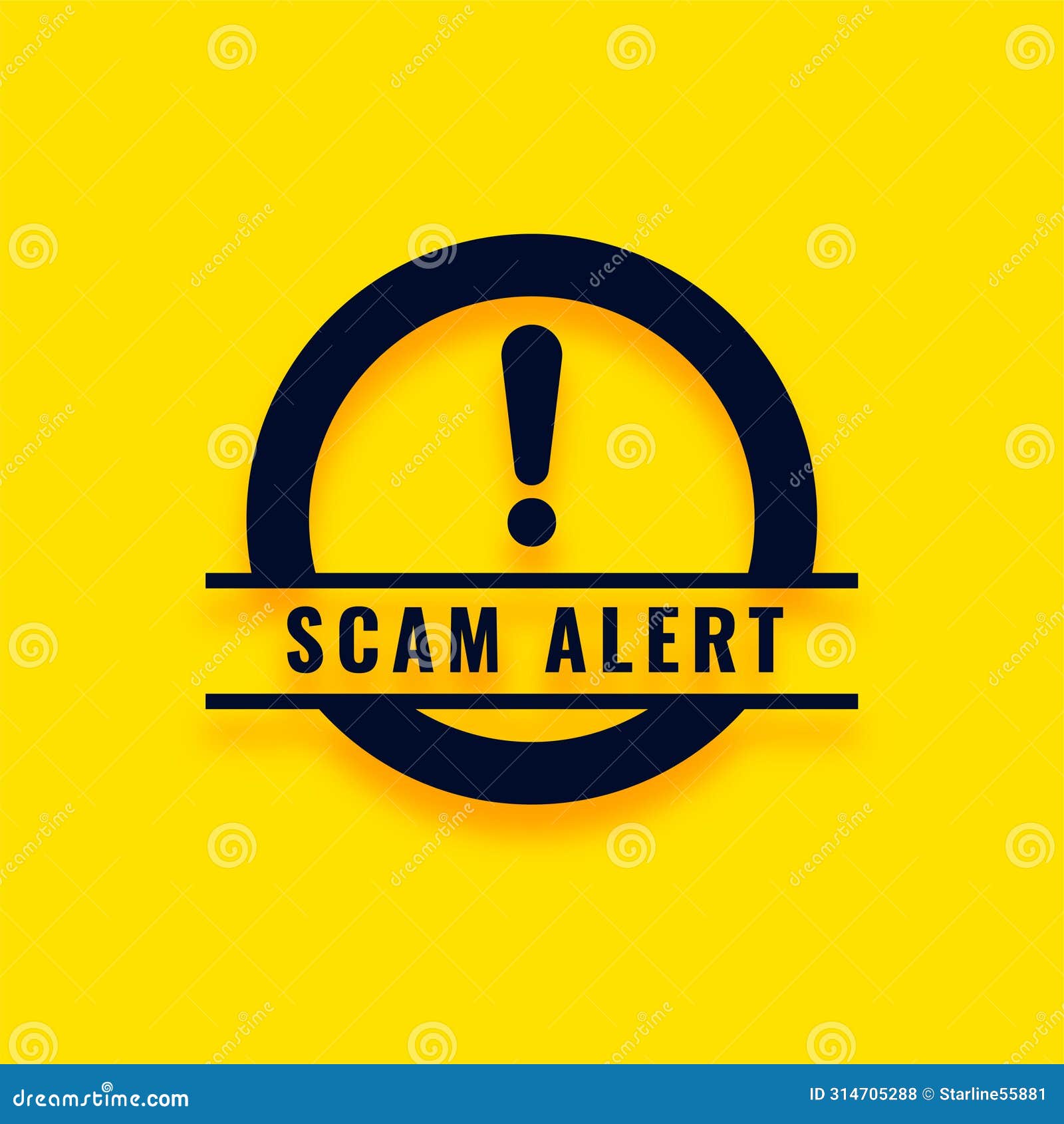 Stay Safe from Online Scam and Virus with Fraud Alert Background Stock ...