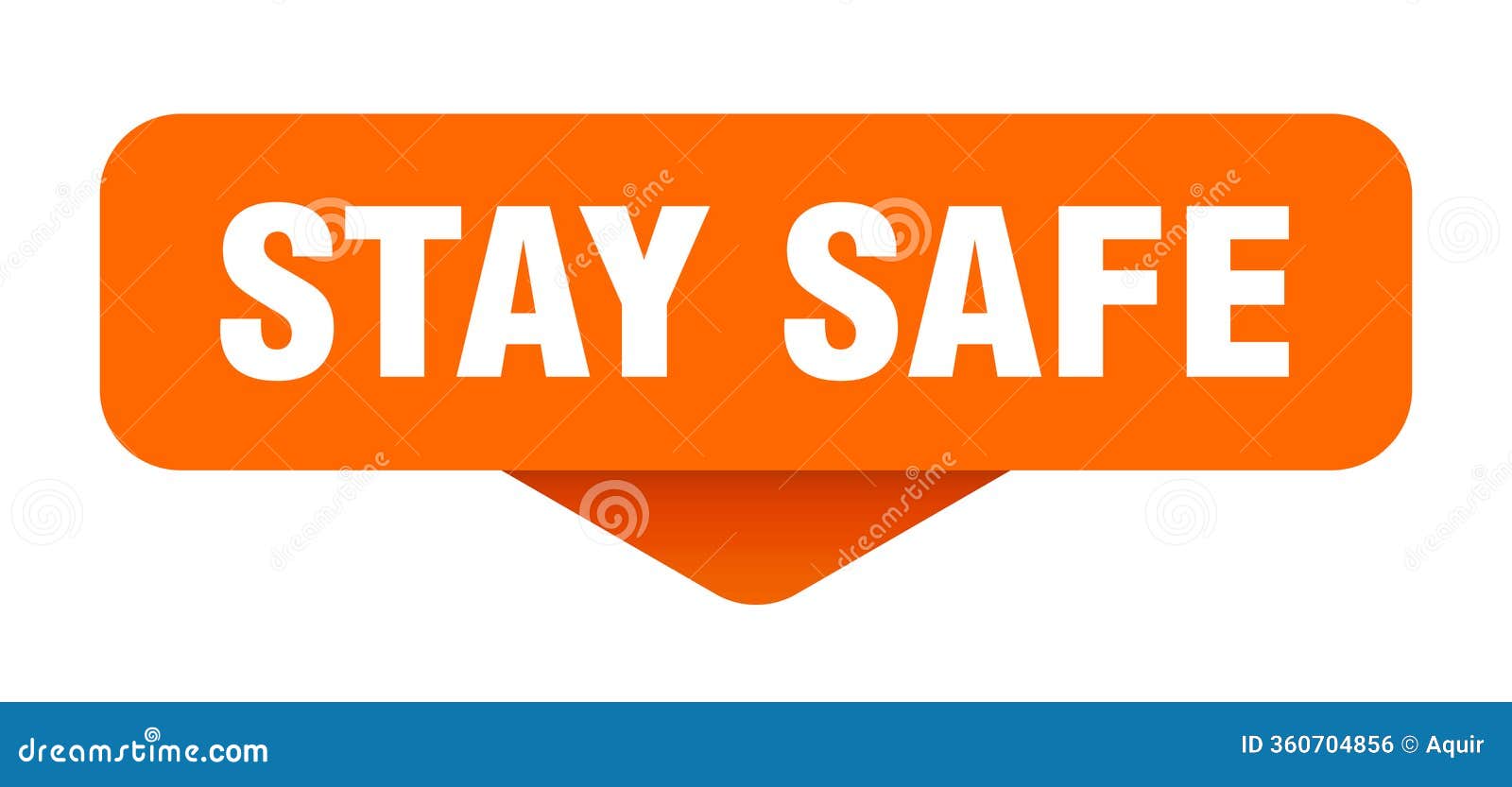 Stay Safe Sticker. Stay Safe Sign on Transparent Background Stock ...