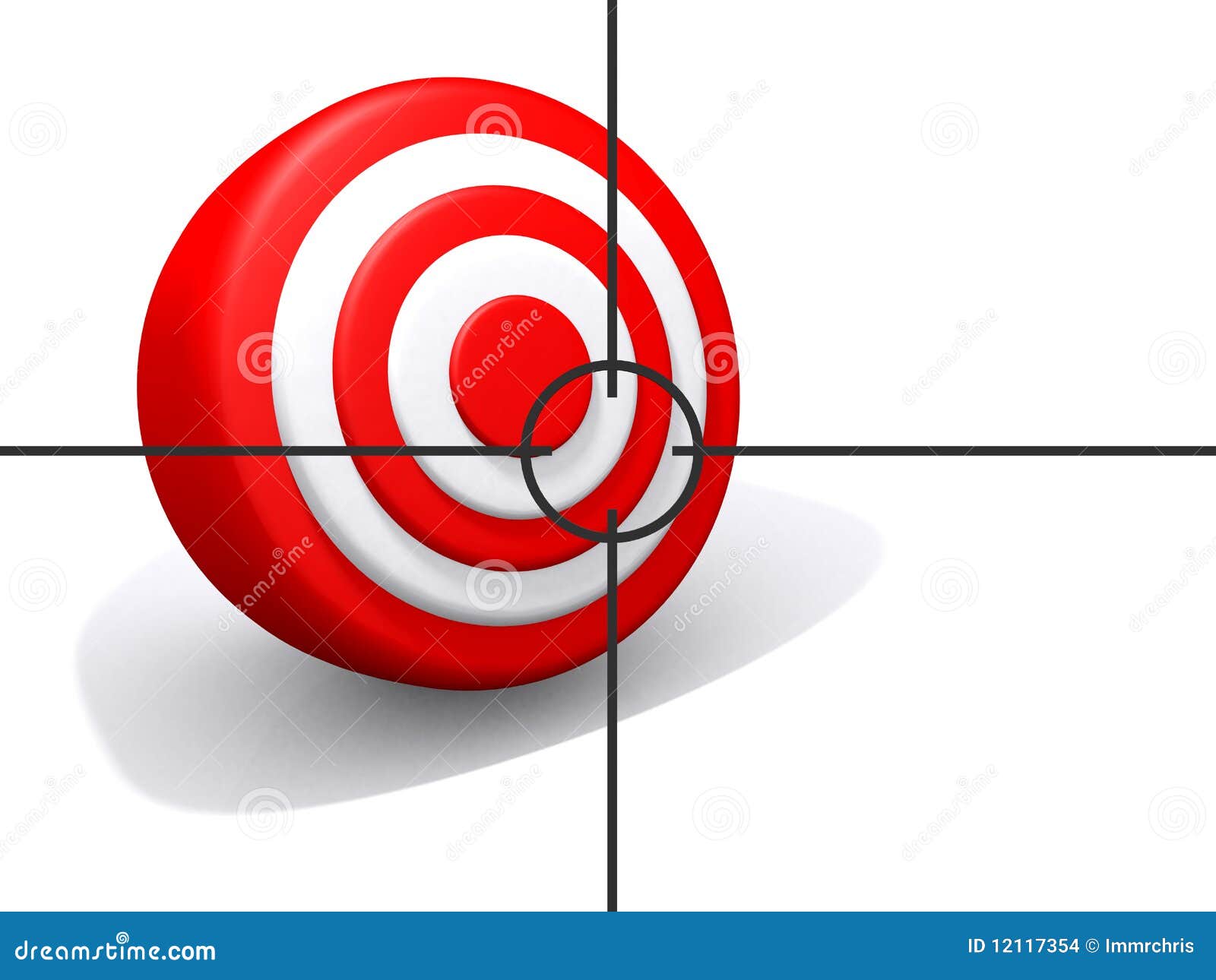 Stay on target stock illustration. Illustration of target - 12117354
