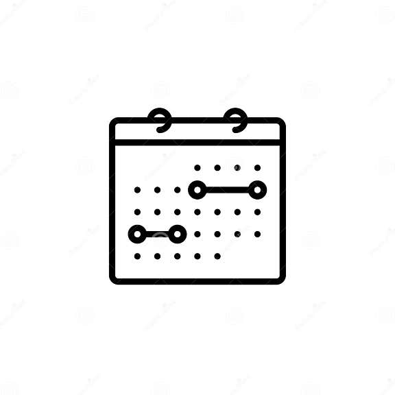 Planning Calendar Iterations for a Structured Schedule Stock Vector ... Planning Calendar Iterations for a Structured Schedule Stock Vector ...