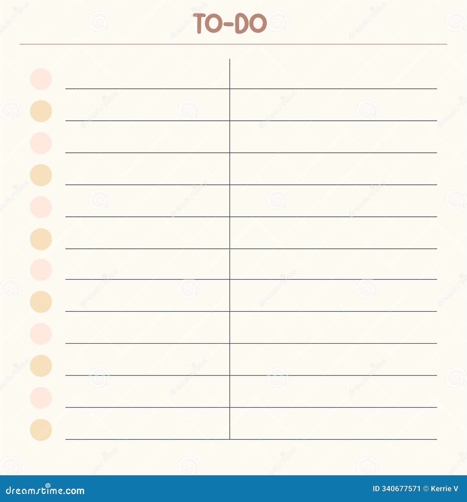 To-Do List Template for Efficient and Organized Task Management Stock ...