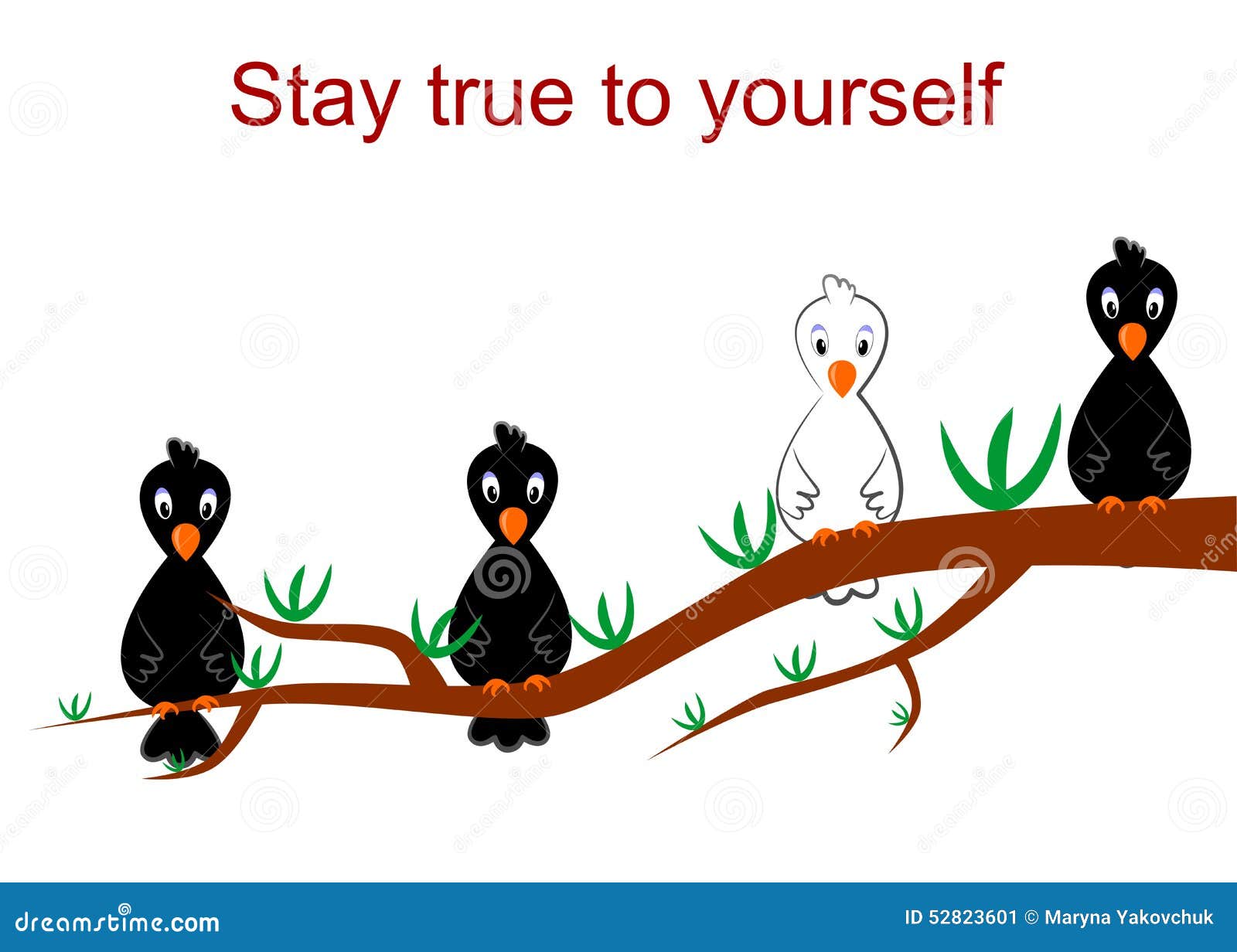 Stay true to yourself stock vector. Illustration of nature - 52823601 Stay true to yourself stock vector. Illustration of nature - 52823601