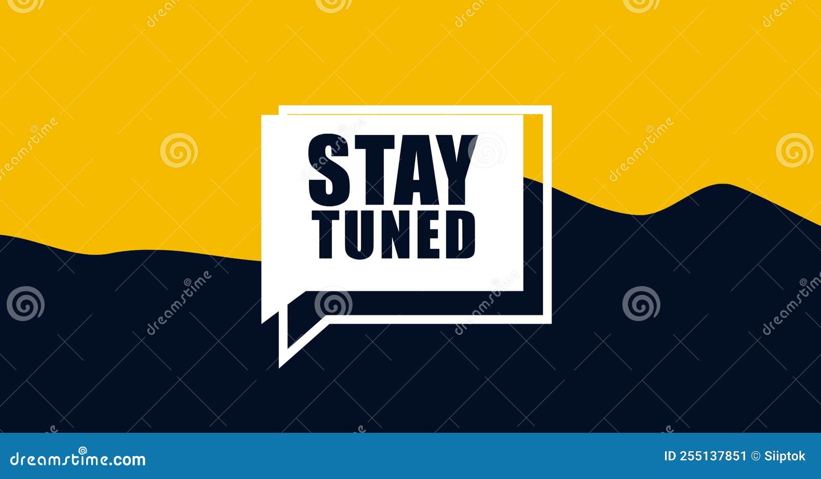 Stay Tuned Banner Calm Animation Stock Video - Video of business, icon ...