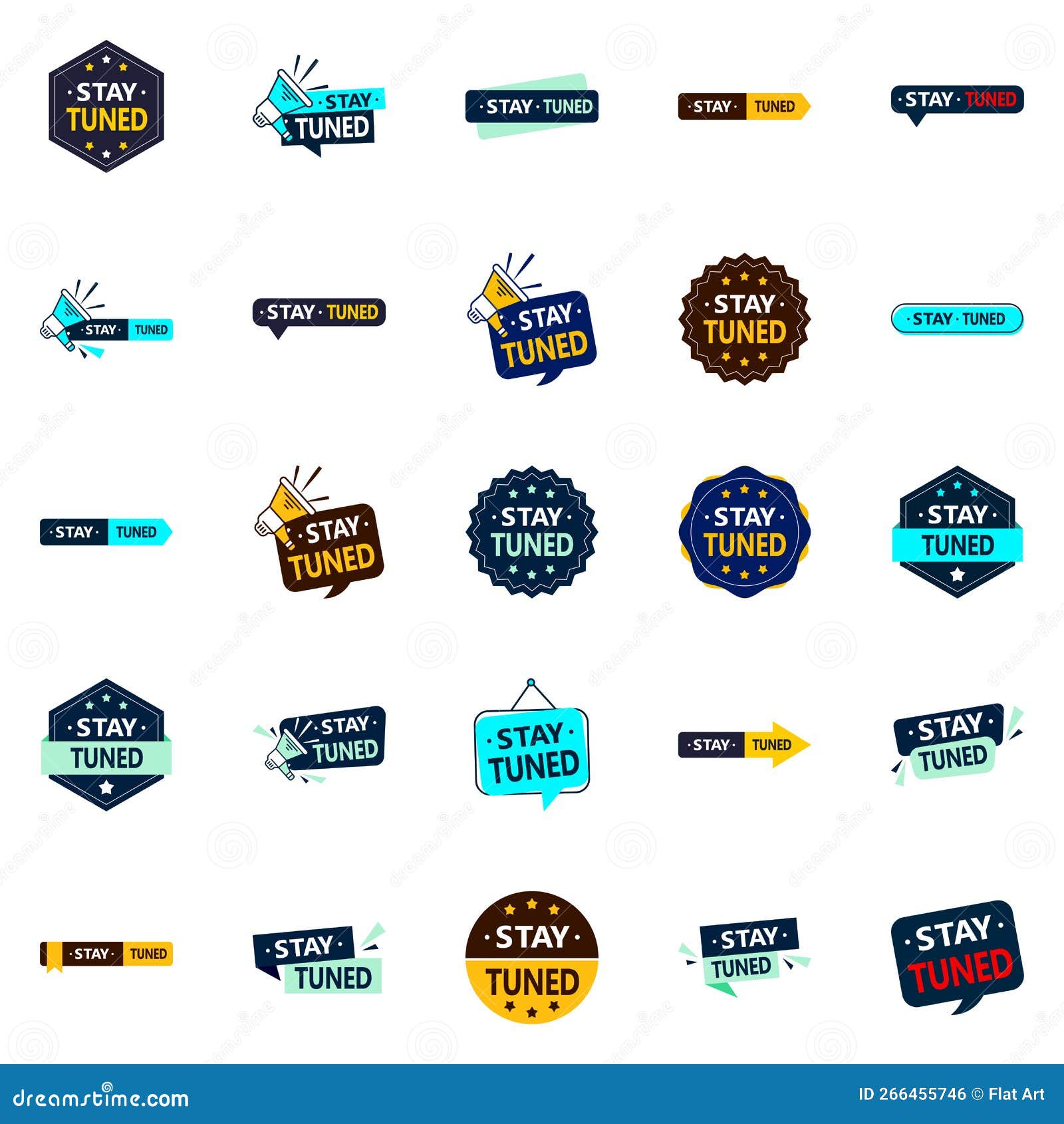 Stay Tuned 25 Professional Vector Elements for a Polished and ...