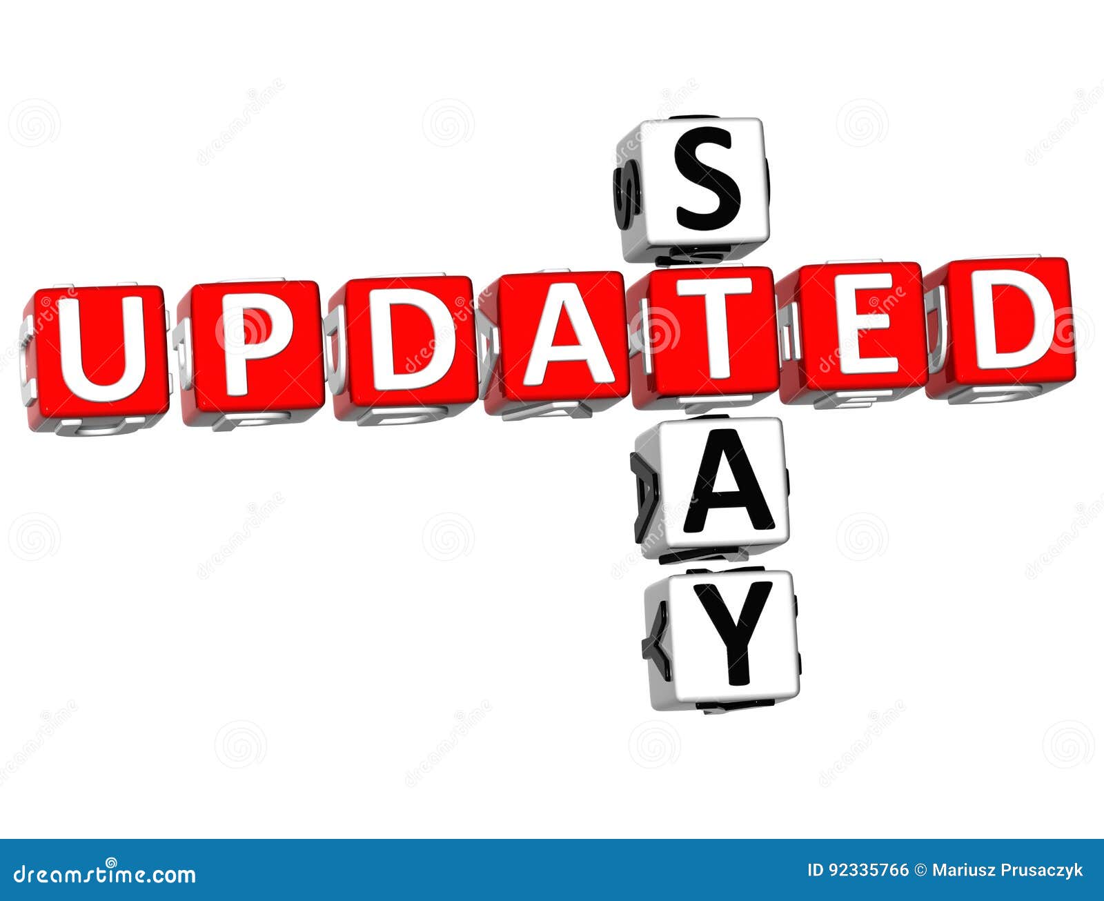 Stay Updated, Animated Typography Stock Photography | CartoonDealer.com ...