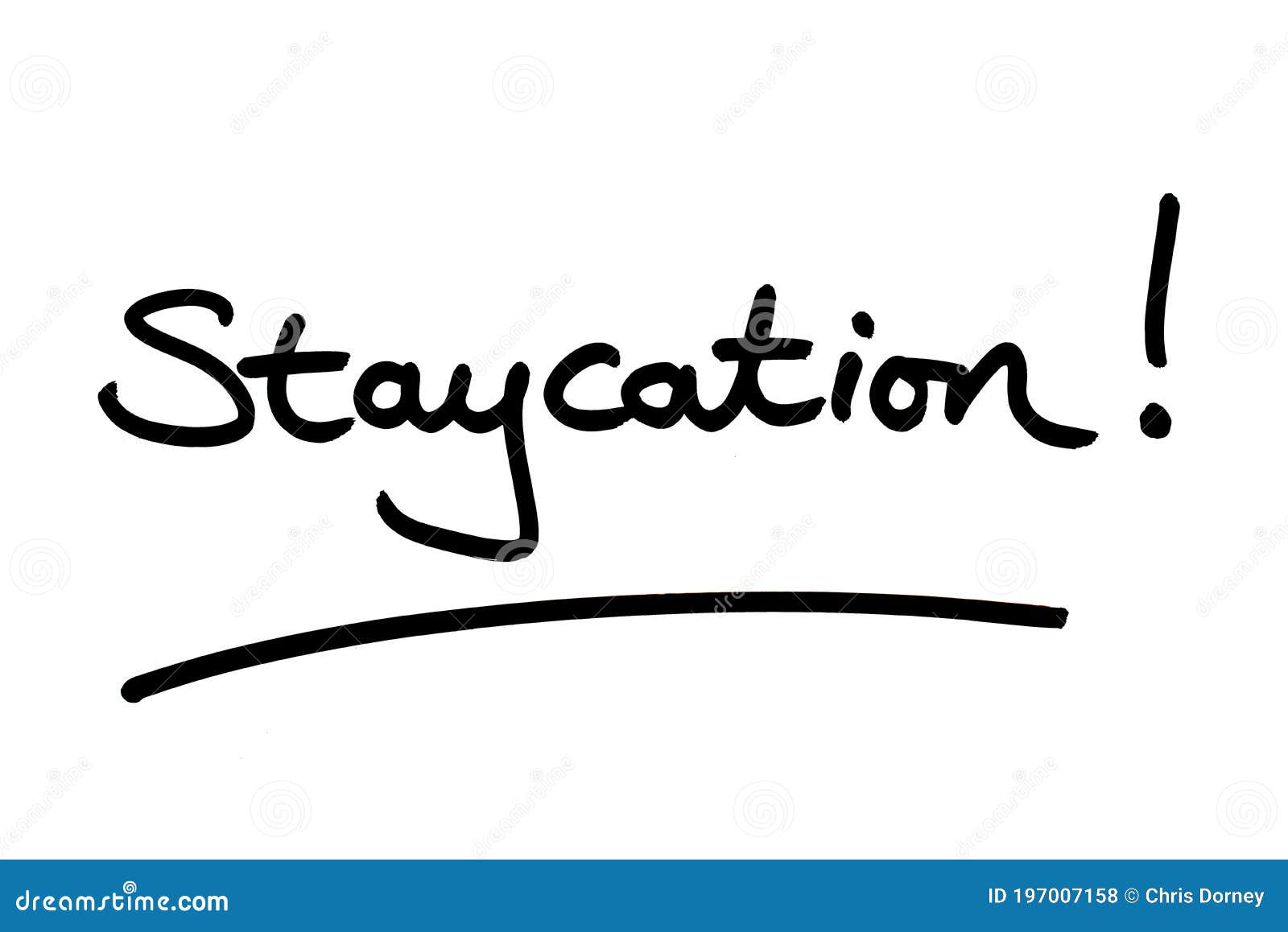 Staycation stock illustration. Illustration of notice - 197007158