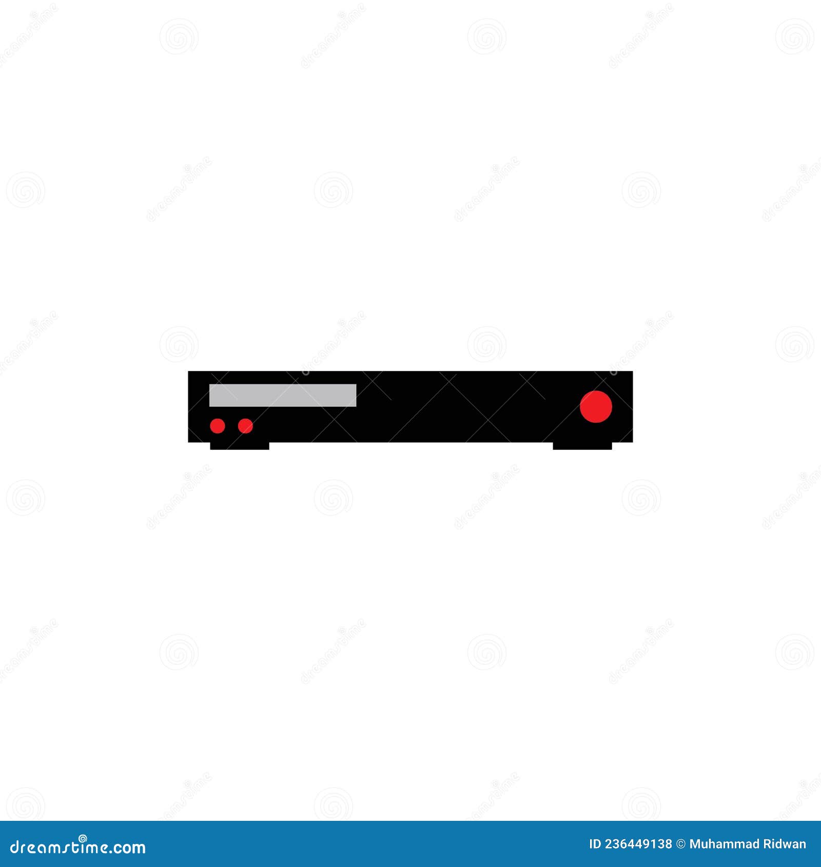 Stb tv design illustration stock vector. Illustration of equipment ...