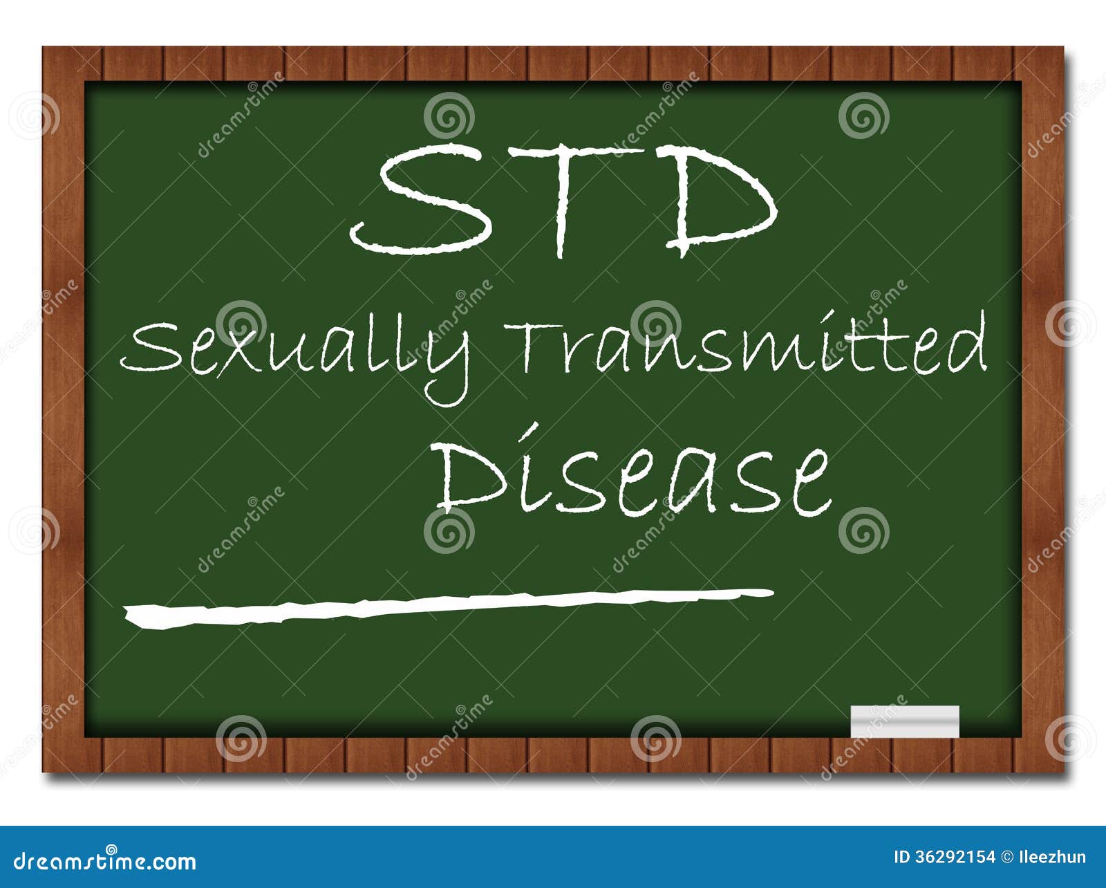 STD Classroom Board stock illustration. Illustration of infected - 36292154