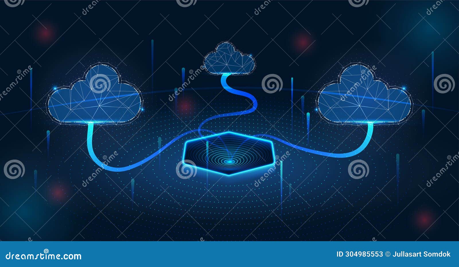 Multiple Cloud Symbol Vector Illustration, 2D Cloud, 3D Cloud, Multi ...