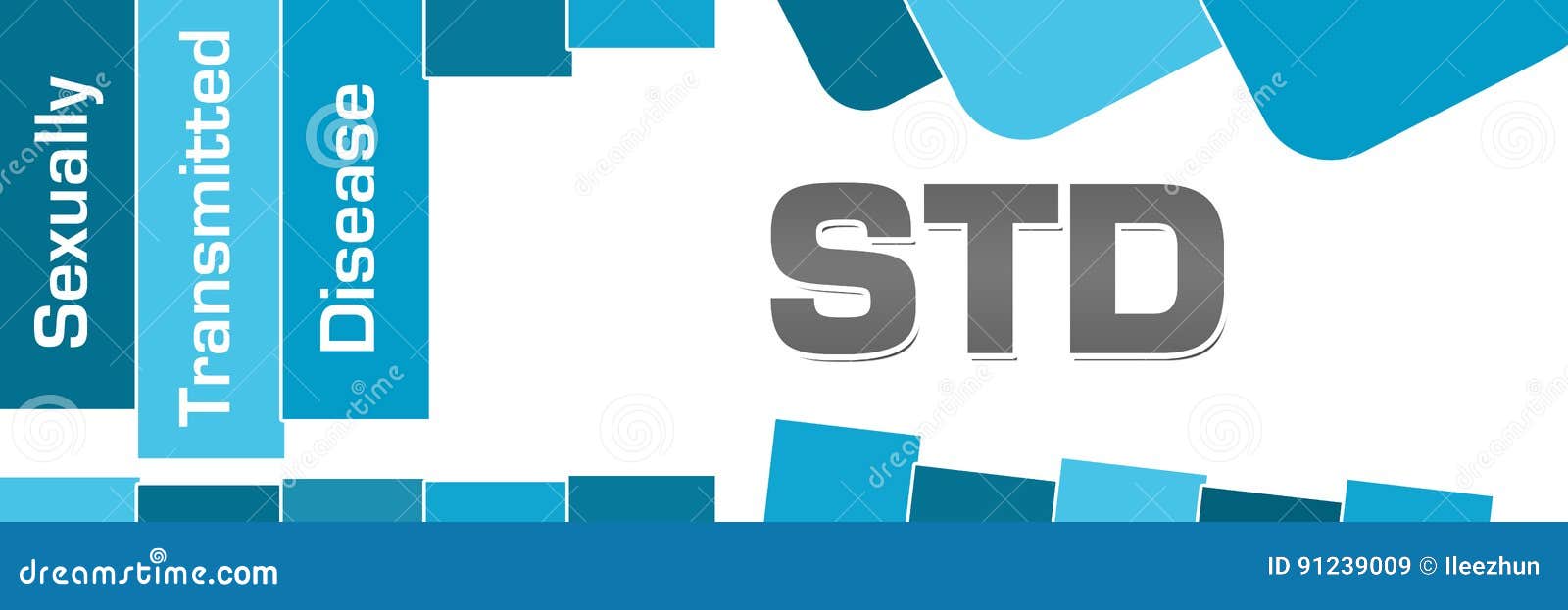 STD - Sexually Transmitted Disease Blue Stripes Rounded Squares Royalty ...