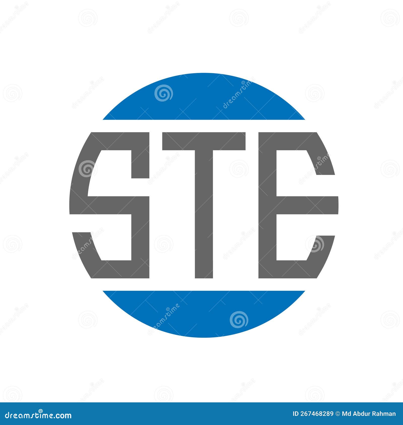STE Letter Logo Design On White Background. STE Creative Initials ...