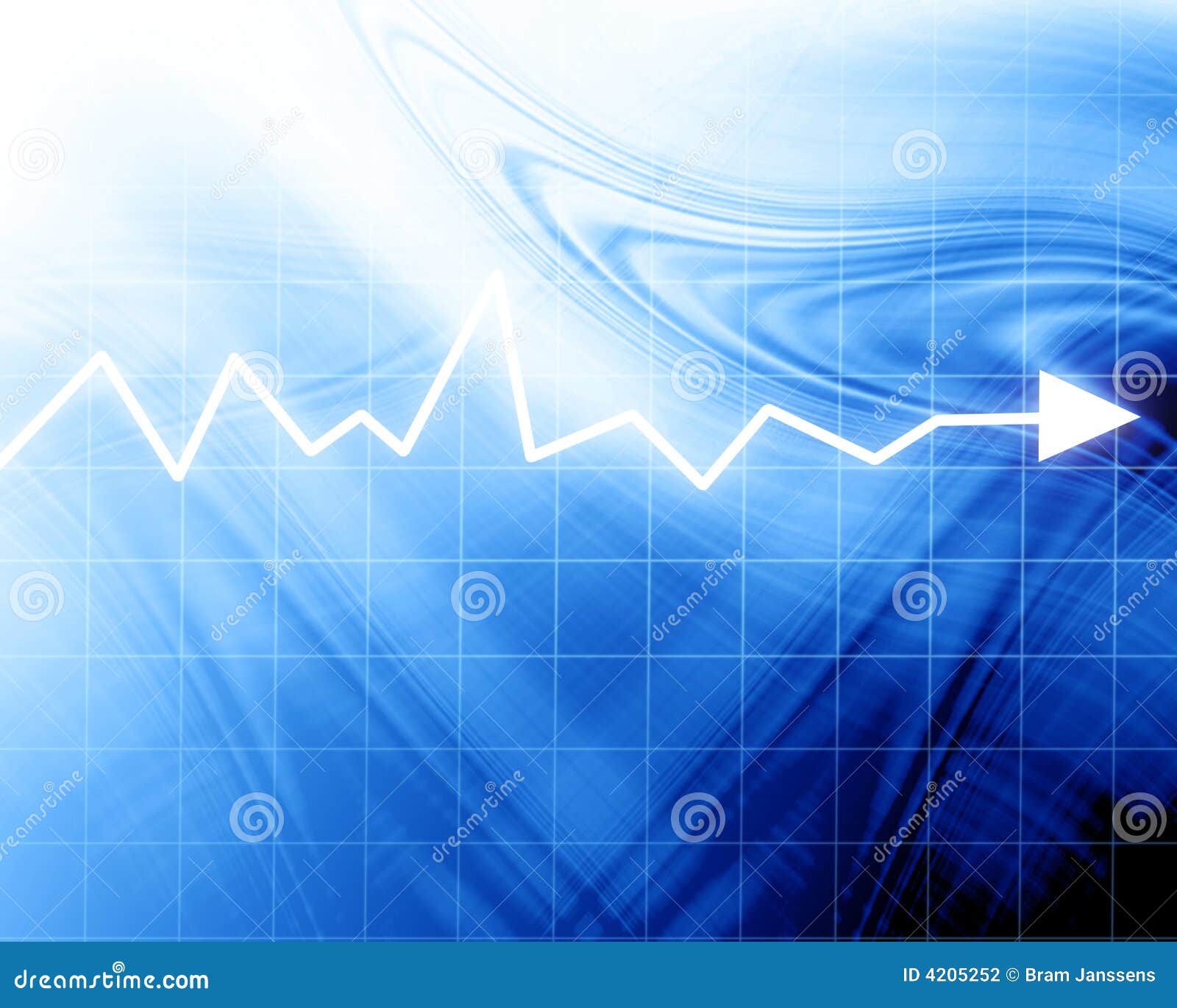 Steady Arrow Graph Stock Photo | CartoonDealer.com #6691656