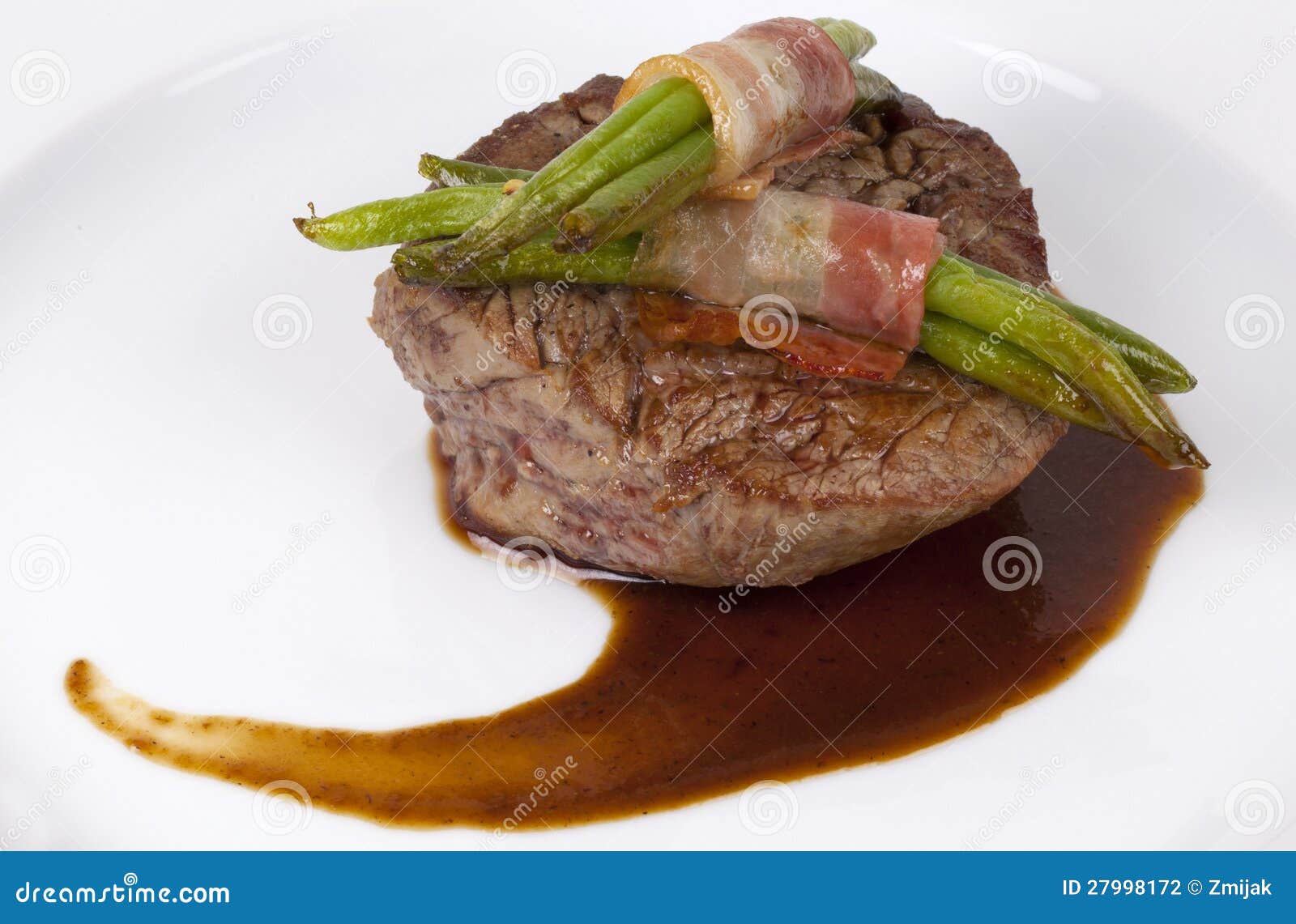 Steak with asparagus stock photo. Image of fresh, gourmet - 27998172