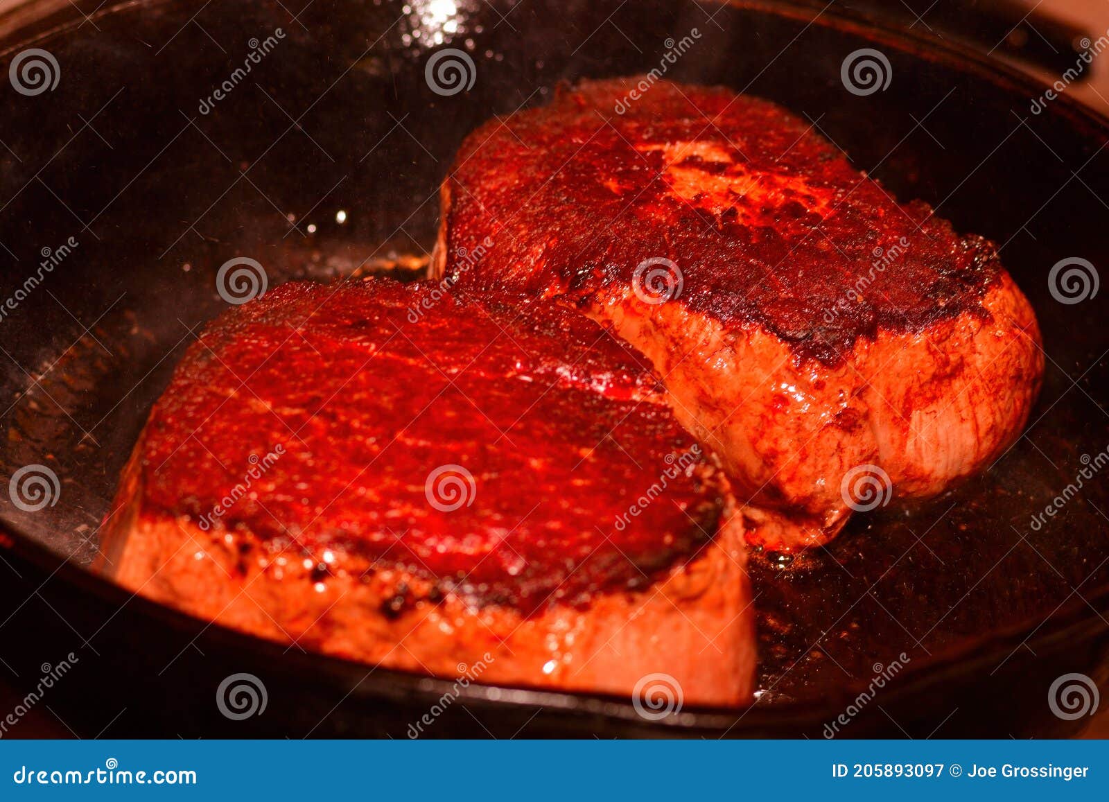 Wagyu Filet Mignon Being Cooked Stock Image - Image of brown, beefsteak ...