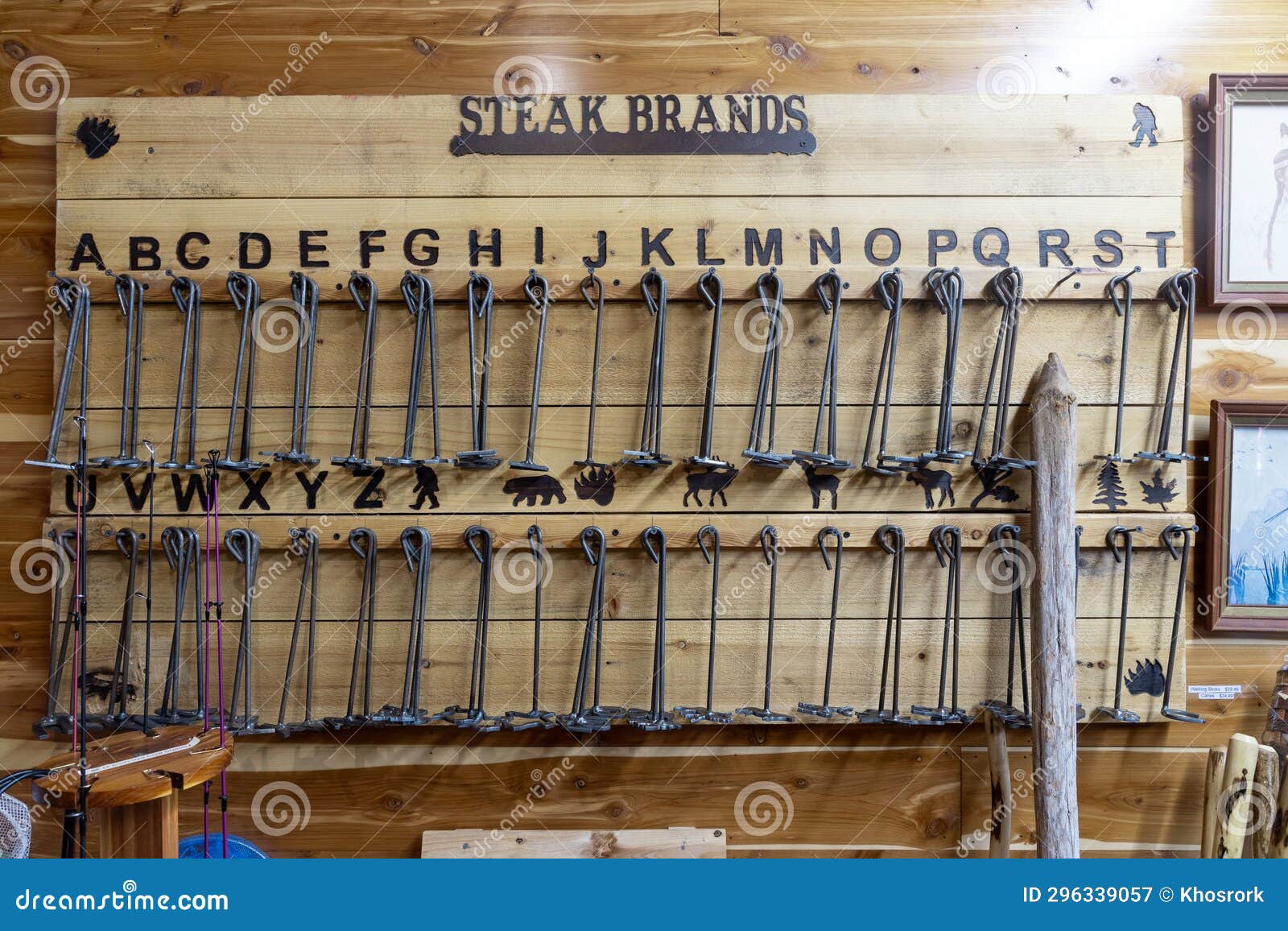 Steak Brands, Demonstrating of Tools. Editorial Photography - Image of ...