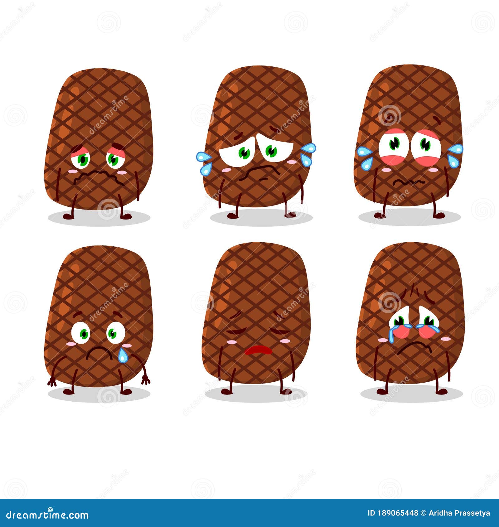 Steak Cartoon in Character with Sad Expression Stock Vector ...