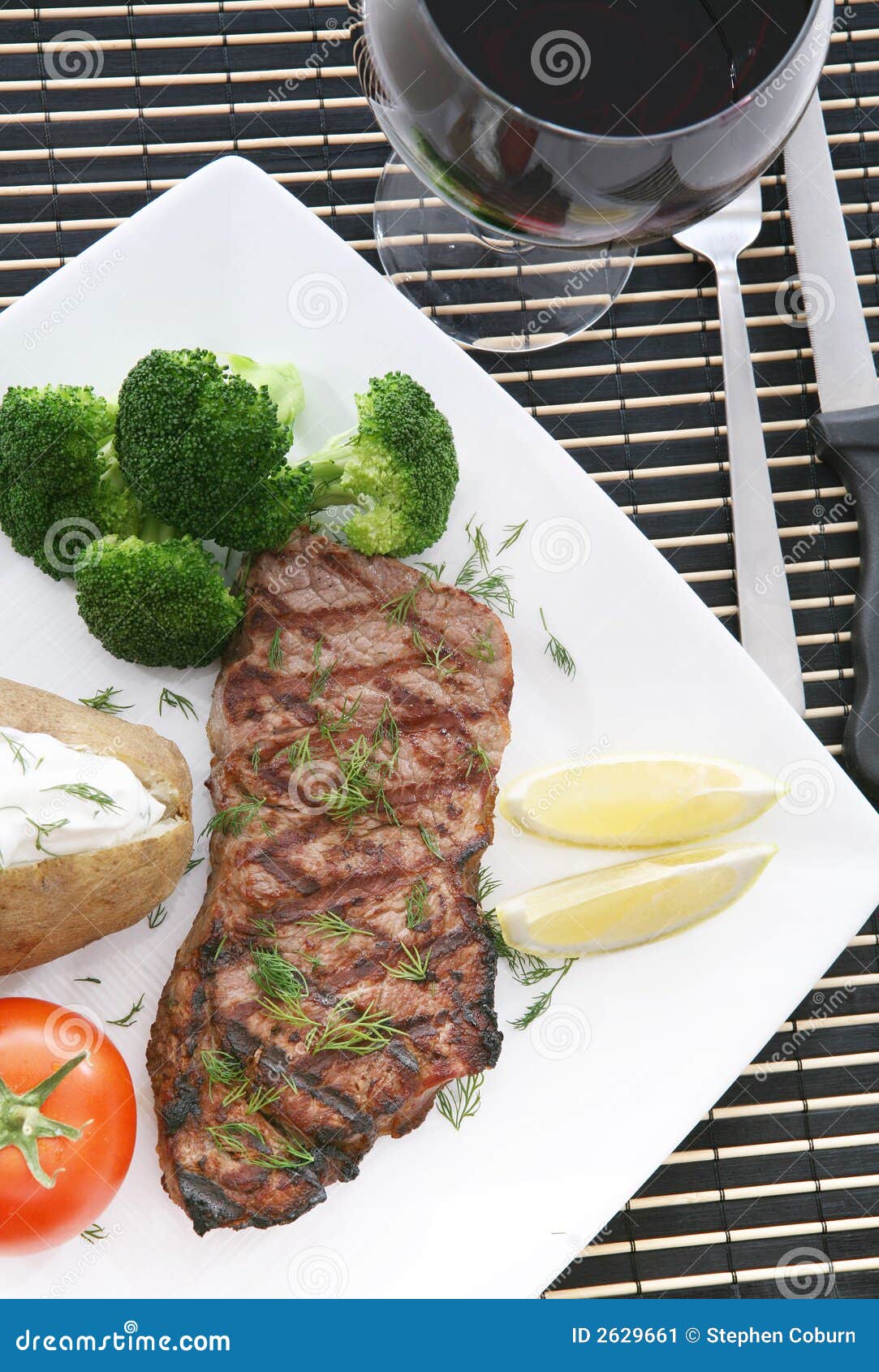 Steak Dinner stock image. Image of dinner, beef, meal - 2629661
