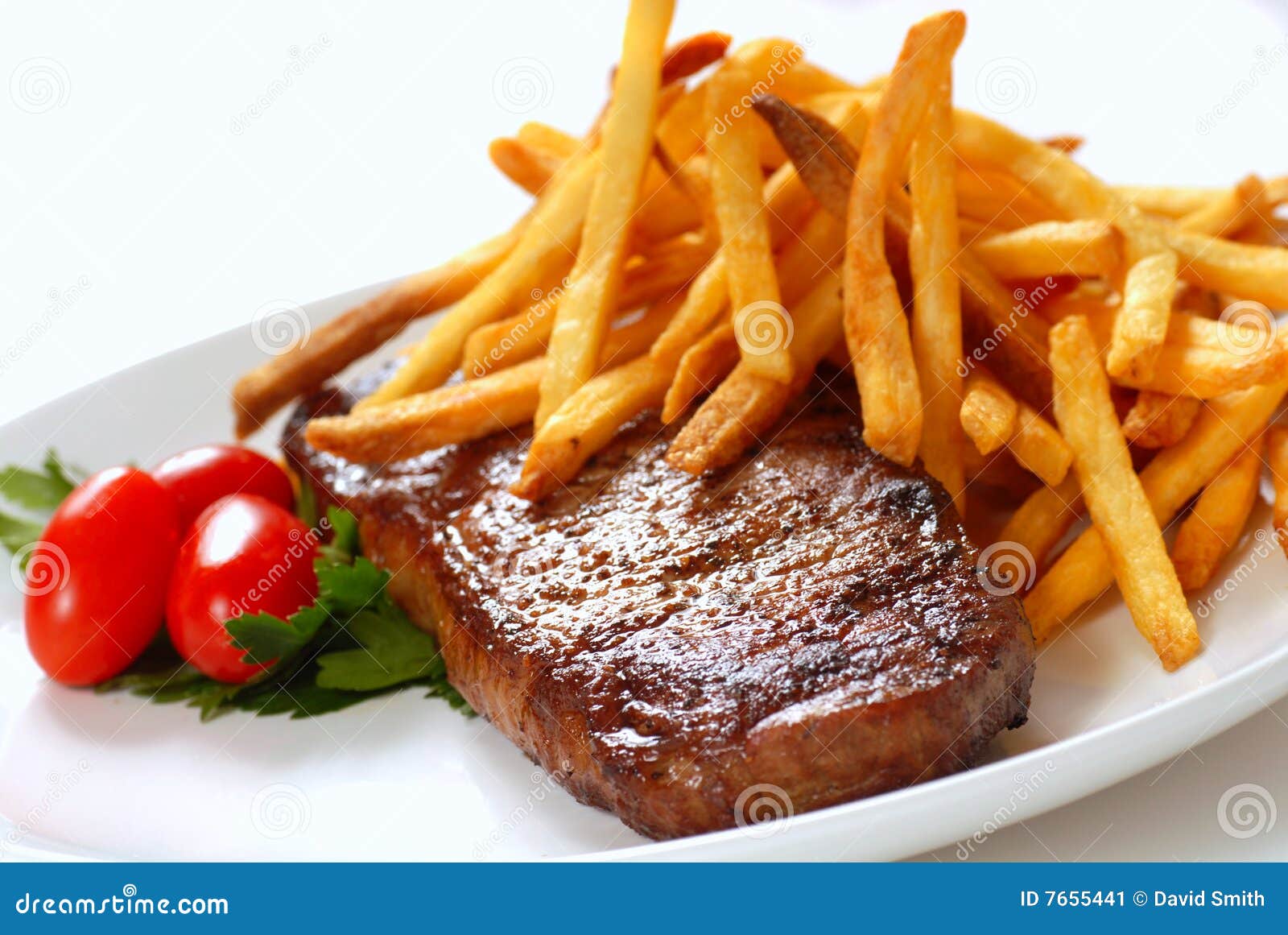 Steak And Fries Stock Image - Image: 7655441
