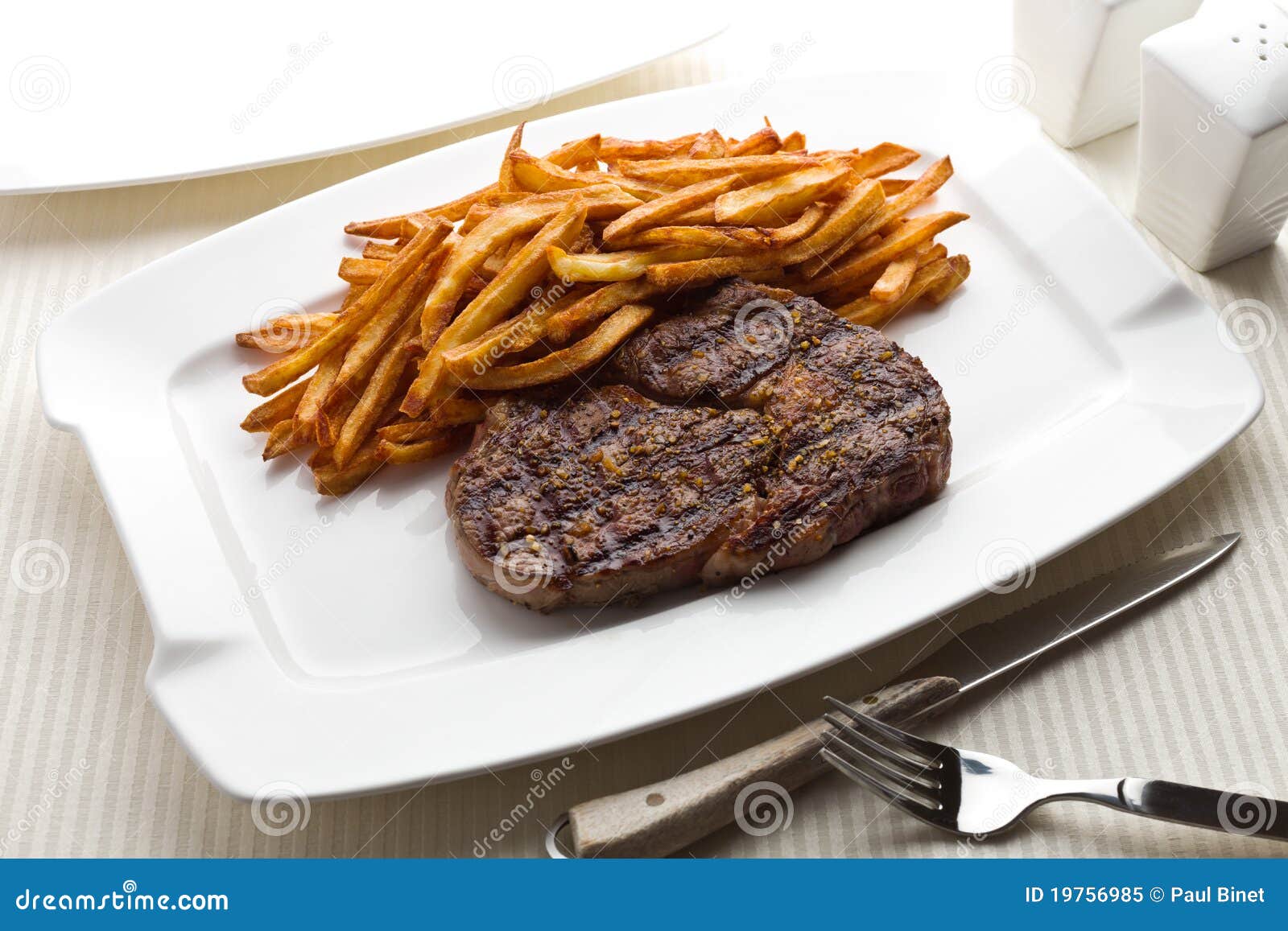 Steak frite stock image. Image of gourmet, cuisine, beef - 19756985