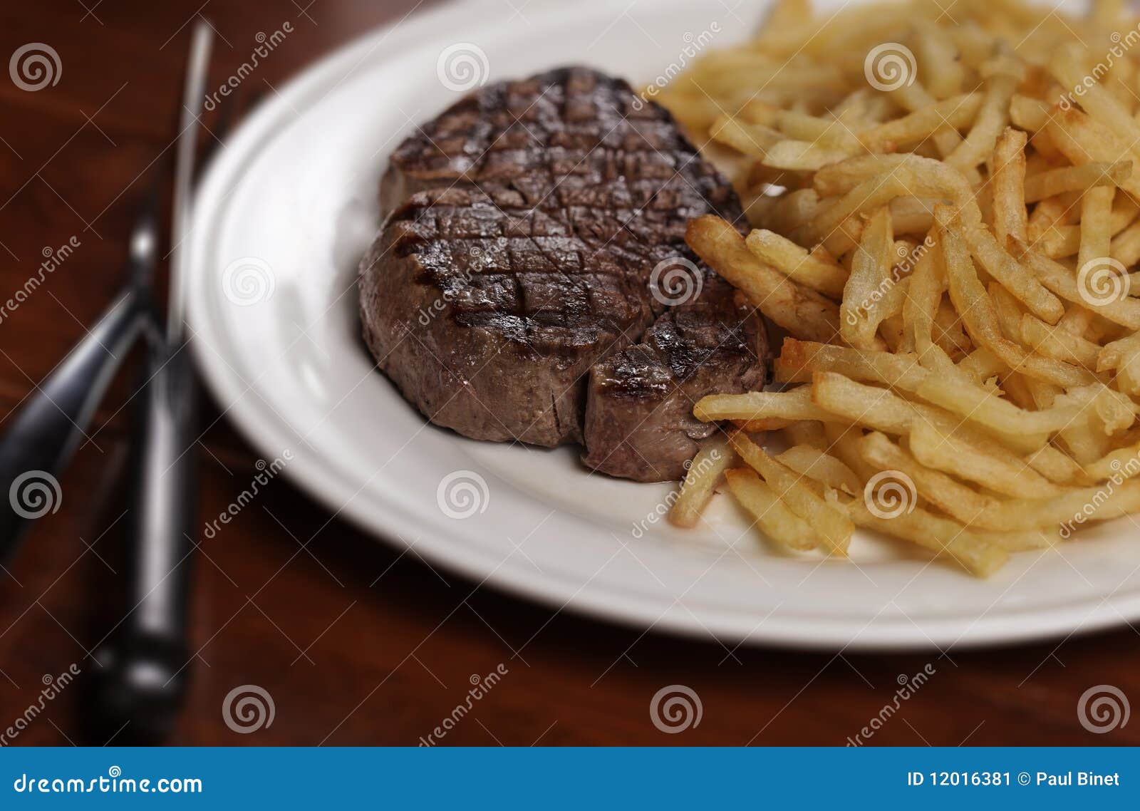 Steak frite grilled stock image. Image of nutritious - 12016381