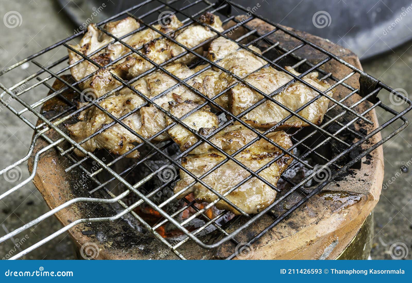 Steak stock image. Image of dark, smoke, steak, green - 211426593
