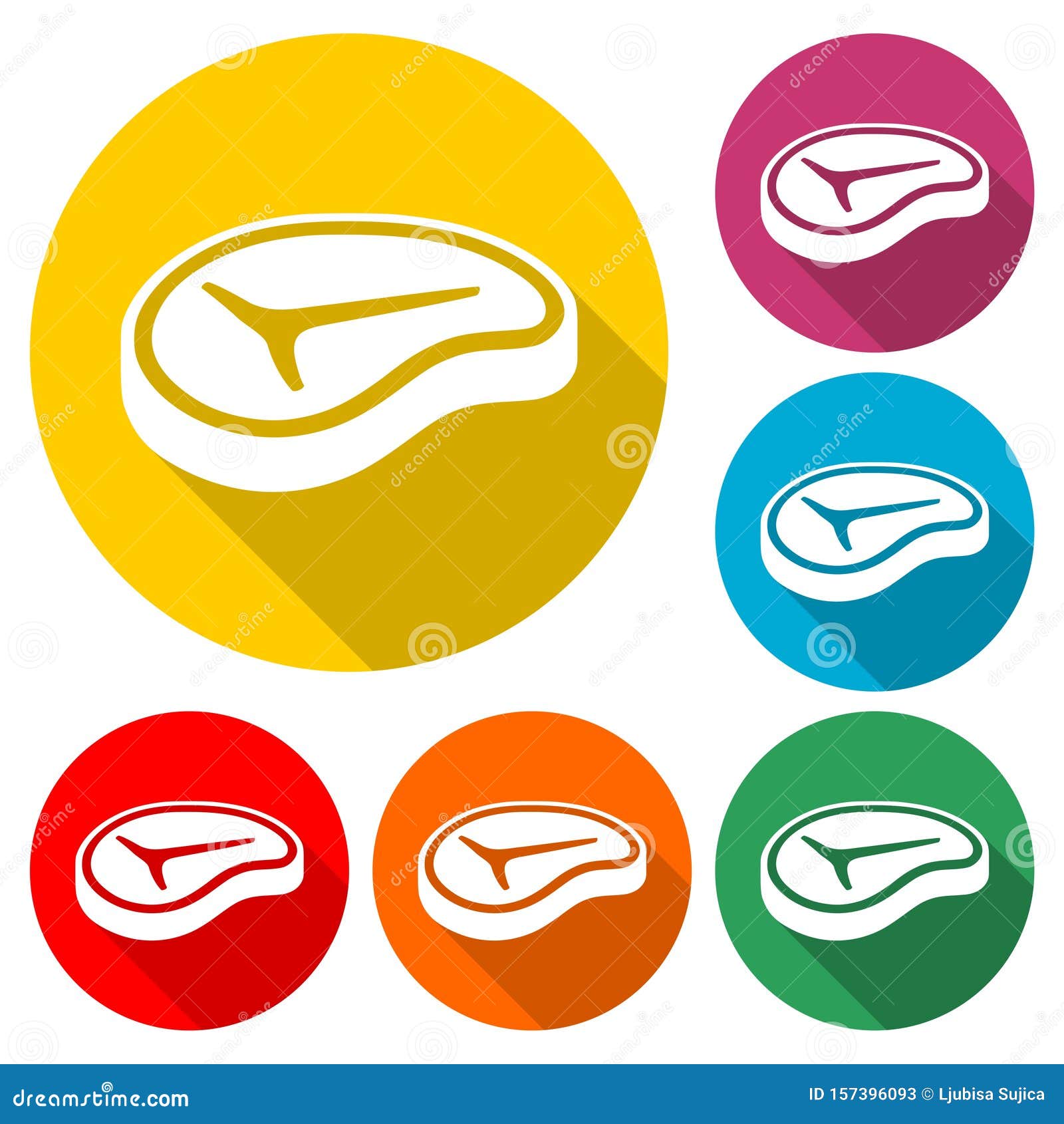 Steak icon - Illustration stock illustration. Illustration of meat ...