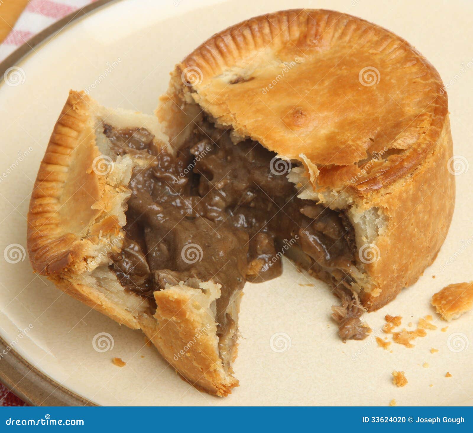 Steak & Kidney Pie stock photo. Image of macro, individual - 33624020