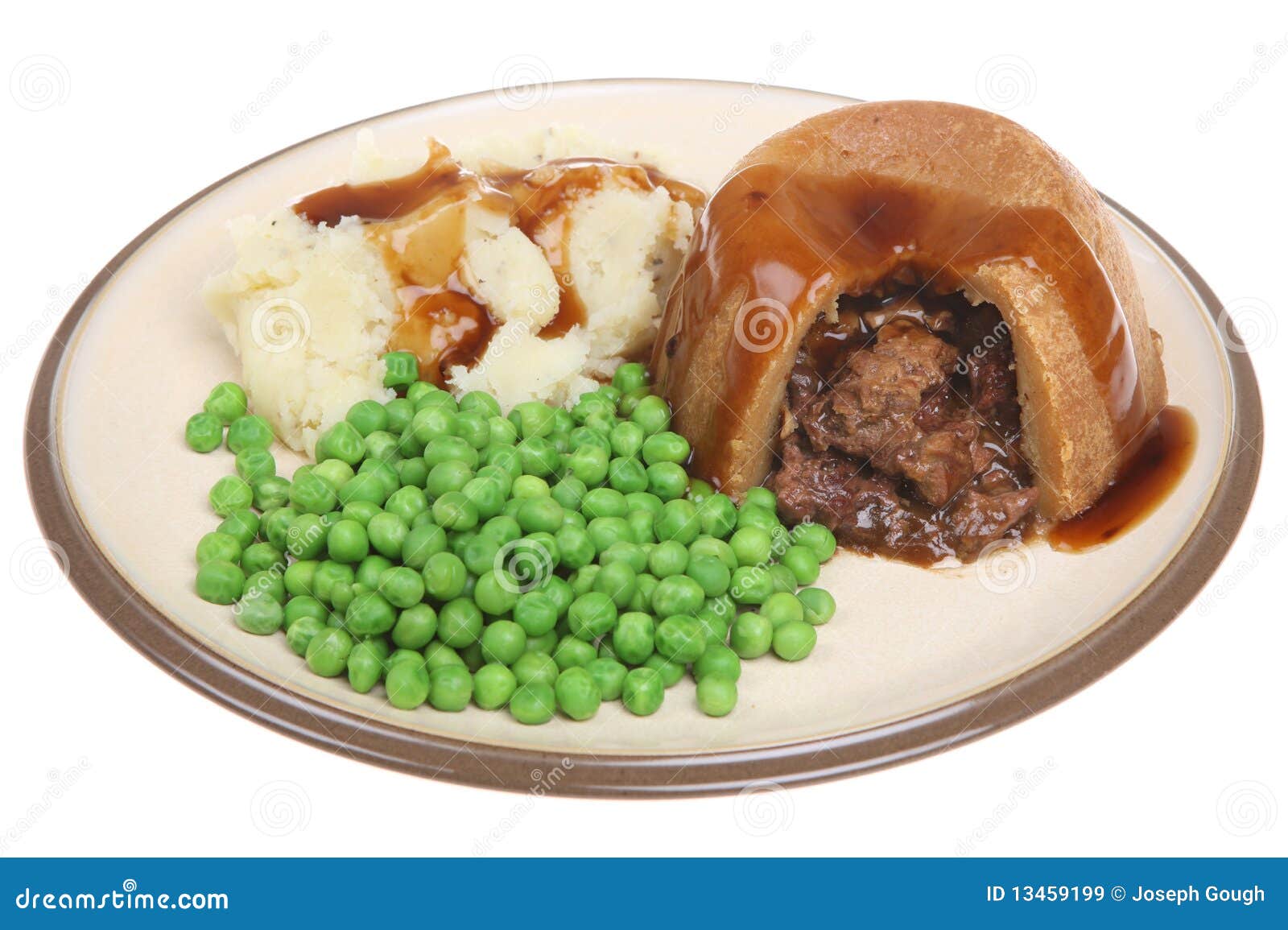 Steak & Kidney Pudding stock image. Image of meat - 13459199