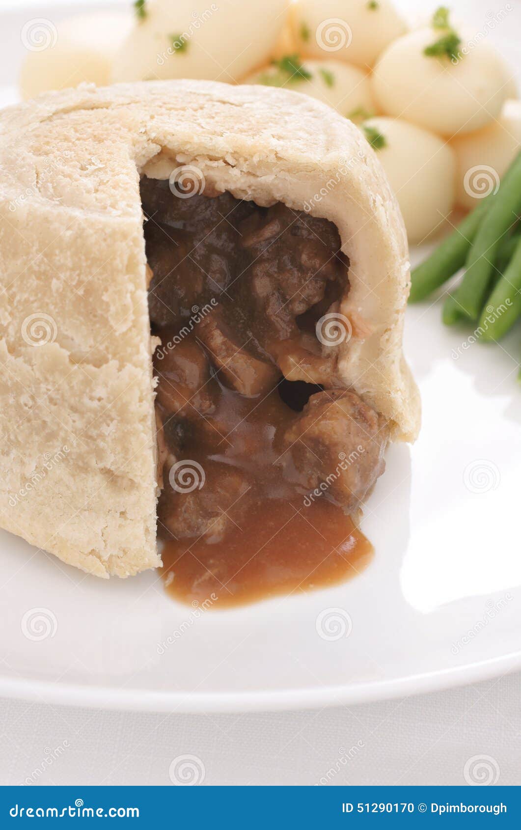 Steak and Kidney Pudding stock photo. Image of british - 51290170