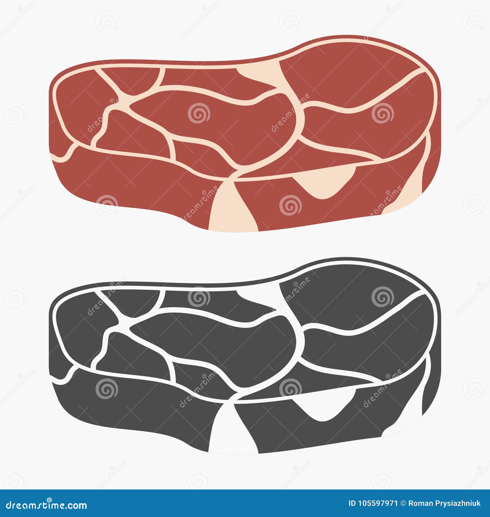 Meat Collection, Sketch Vector Illustration. Hand Drawn Food Design ...