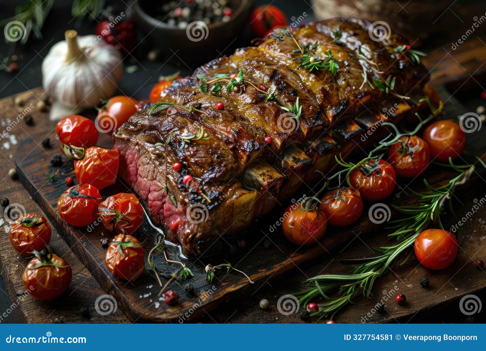 Steak Photography Showcasing the Rustic Charm of the Dish Stock ...