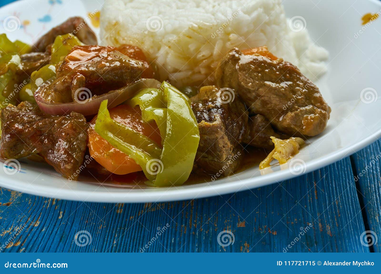 Steak Picado stockbild. Bild von essen, mexikanisch - 117721715
