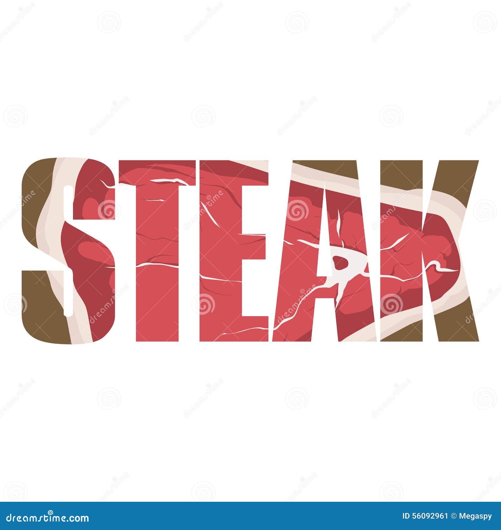 Steak sign stock vector. Illustration of emblem, medium - 56092961