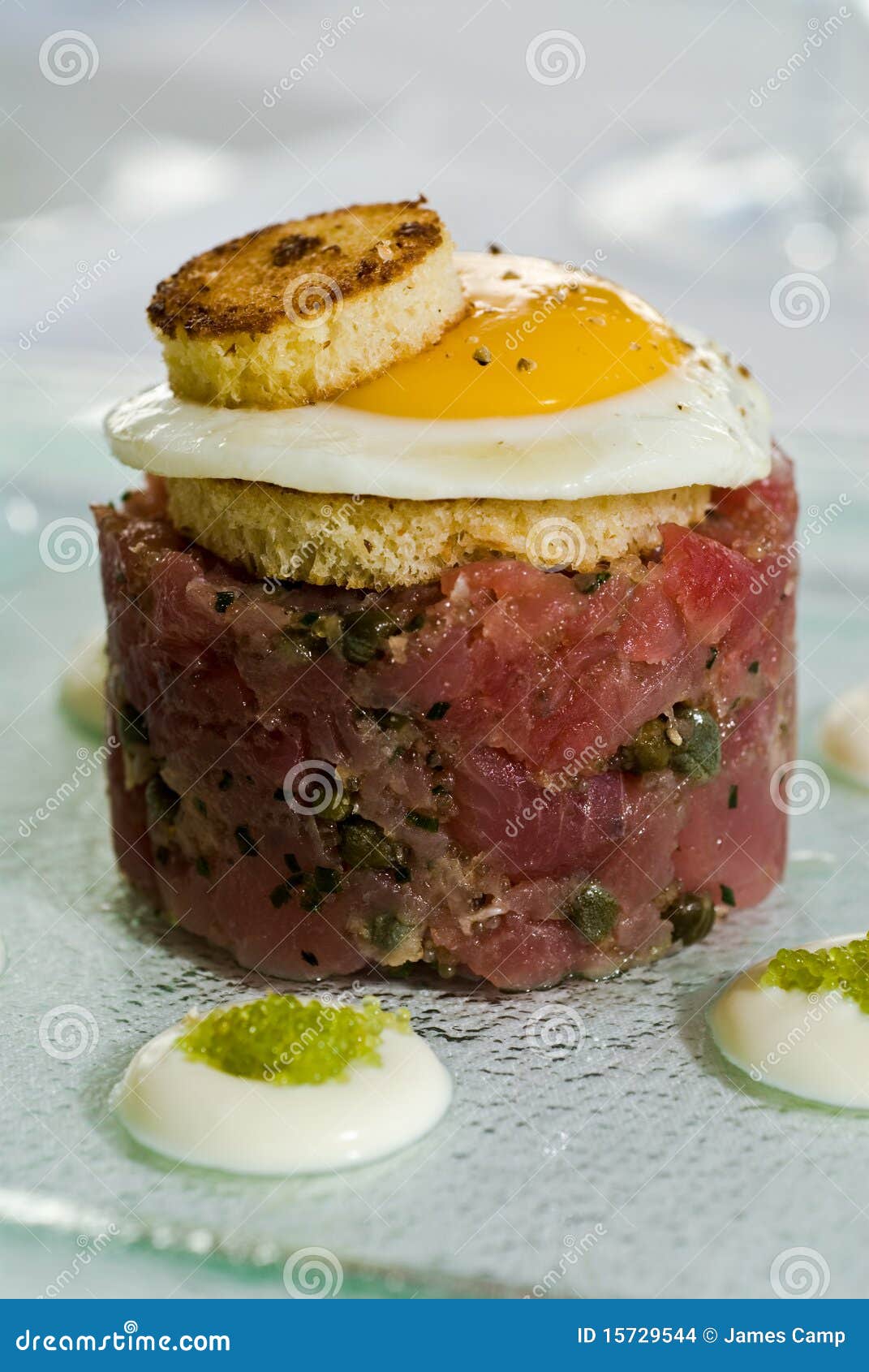 Steak tar-tare stock photo. Image of tartare, beef, orange - 15729544
