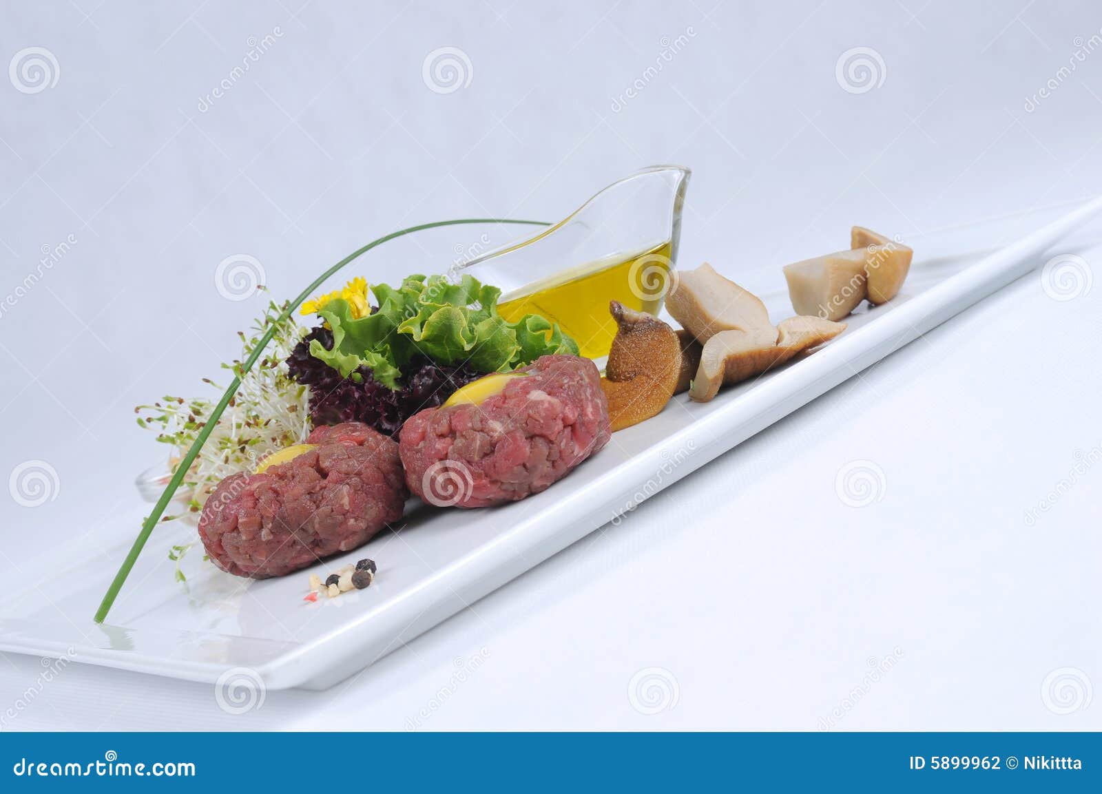 Steak Tatare of Beef Fillet Stock Photo - Image of healthy, food: 5899962