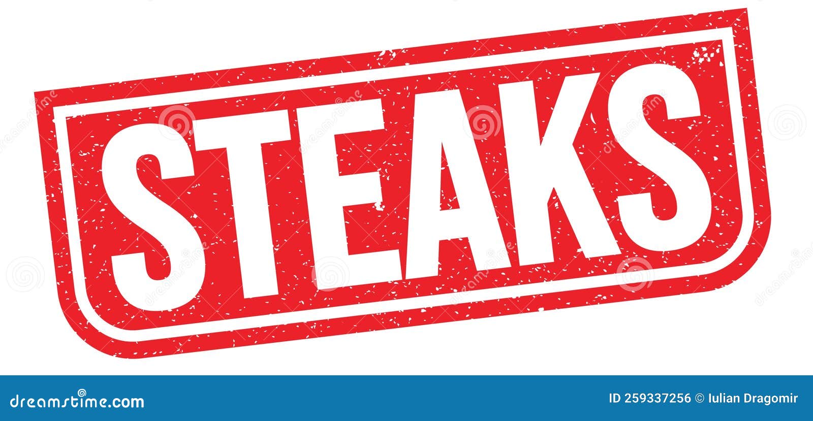 STEAKS Text Written on Red Stamp Sign Stock Illustration - Illustration ...