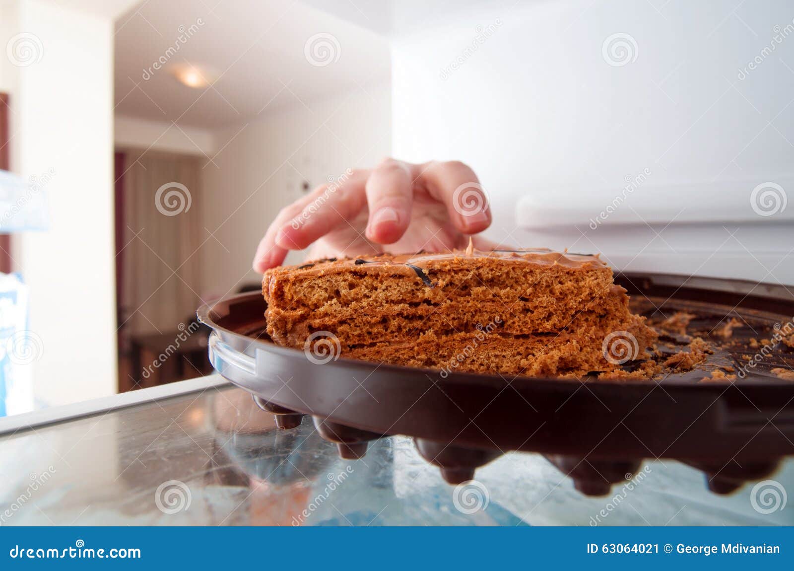 Stealing the cake stock image. Image of diet, baker, taking - 63064021