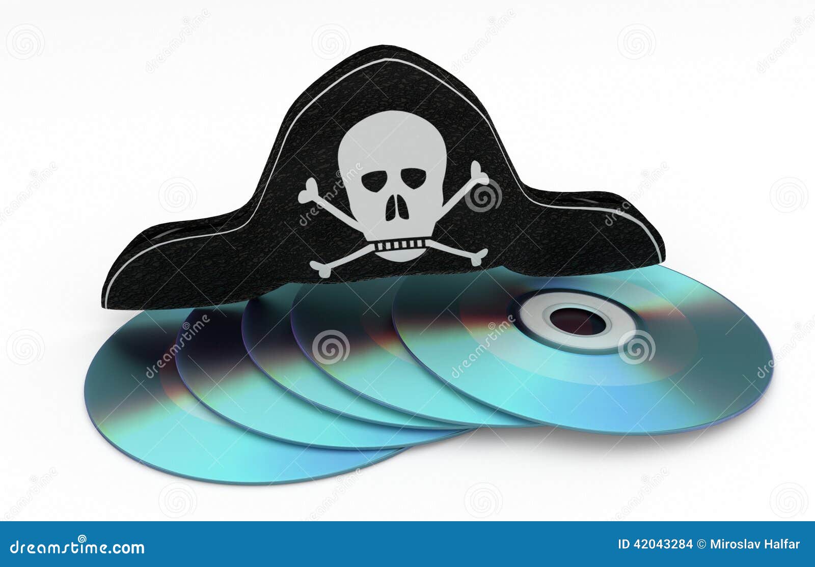 Stealing Cd - Data Piracy Concept Stock Illustration - Illustration of ...