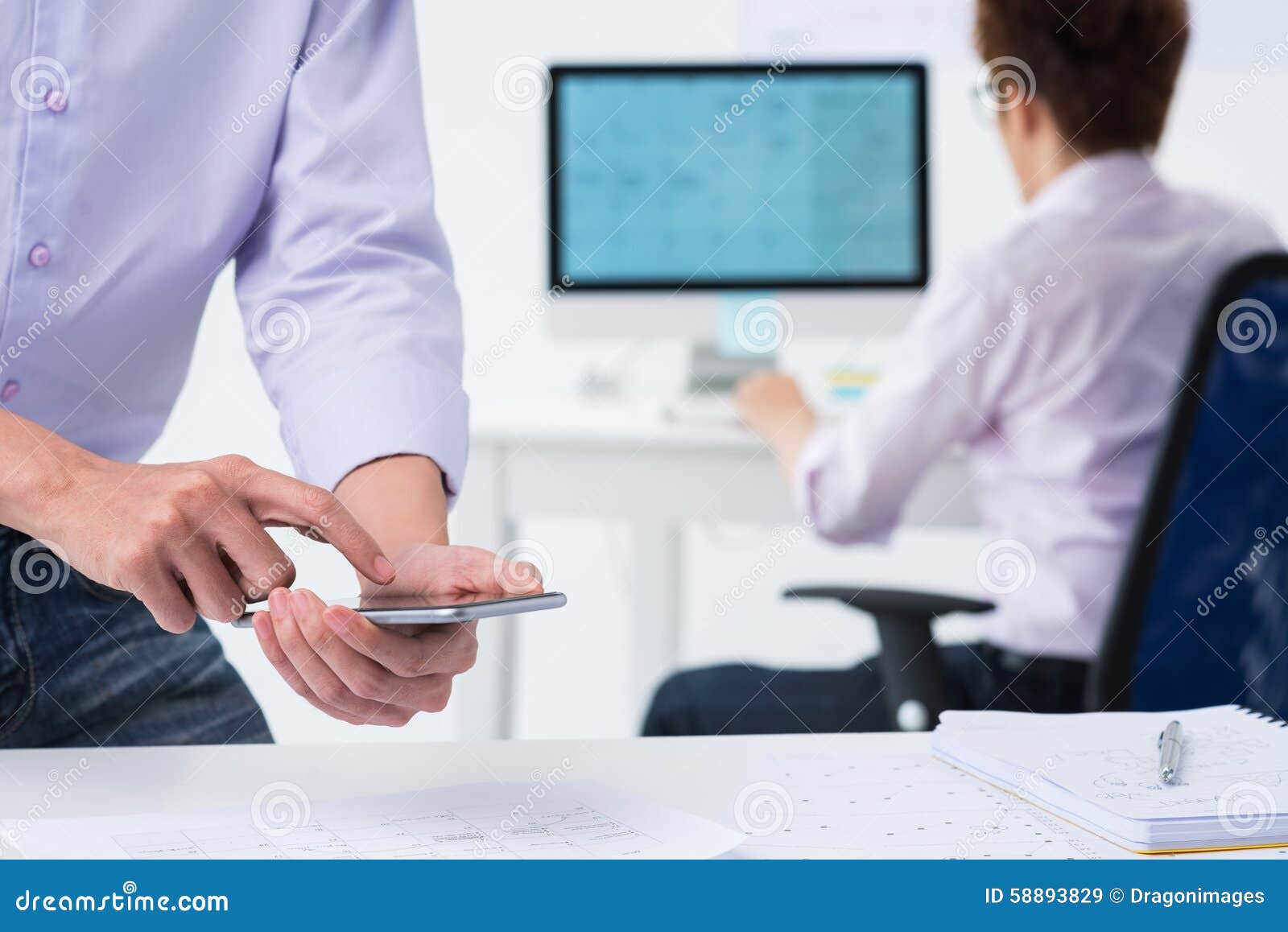 Stealing corporate secrets stock image. Image of businessman - 58893829