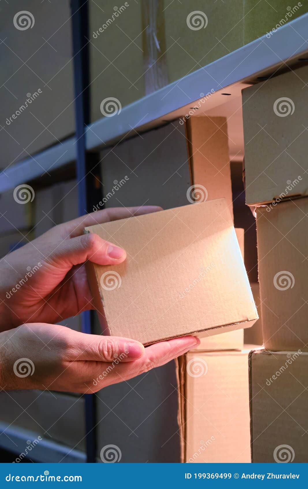 Stealing Goods from a Store Warehouse at Night Stock Image - Image of ...