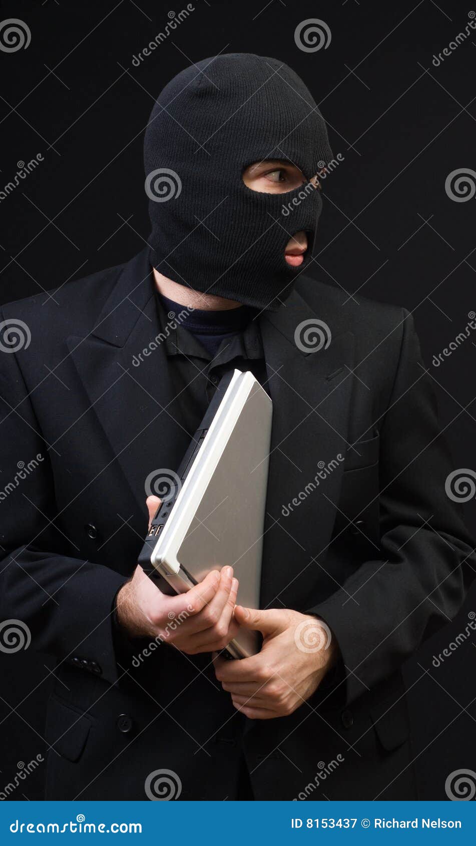Stealing Office Equipment stock image. Image of convict - 8153437