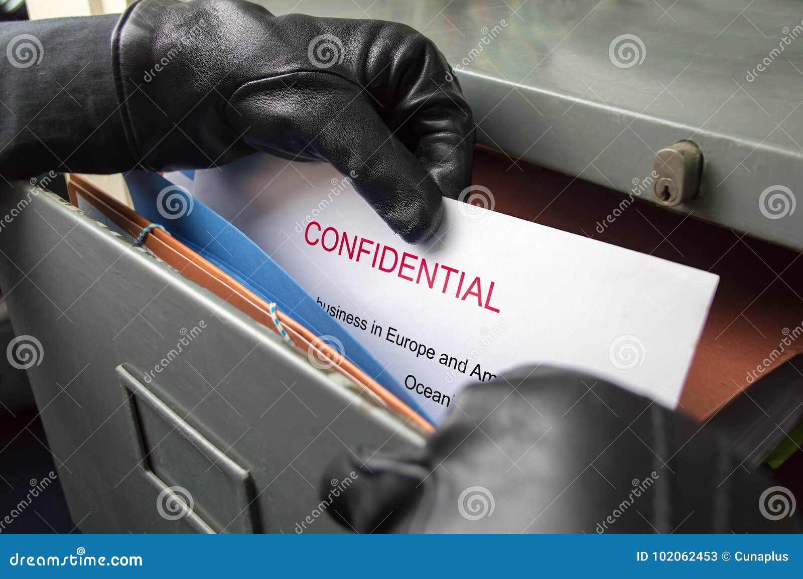 Stealing secrets documents stock image. Image of fraud - 102062453