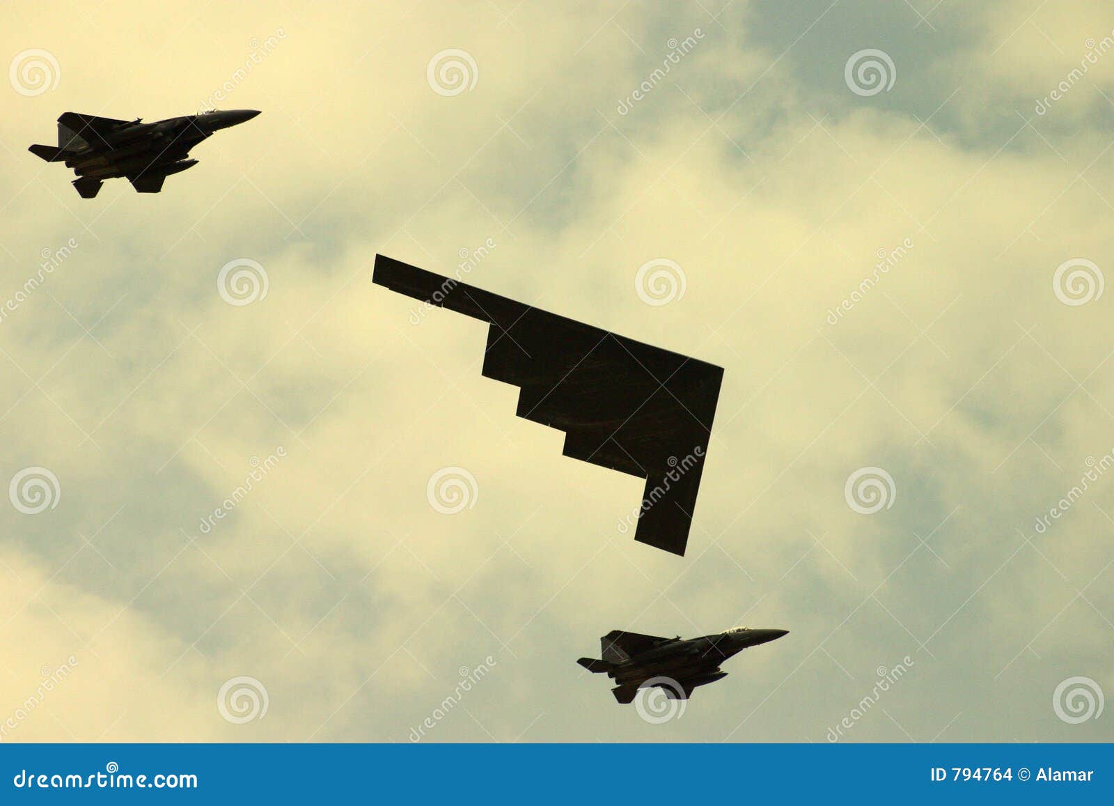 B2 Stealth Bomber In Flight Royalty-Free Stock Photography ...