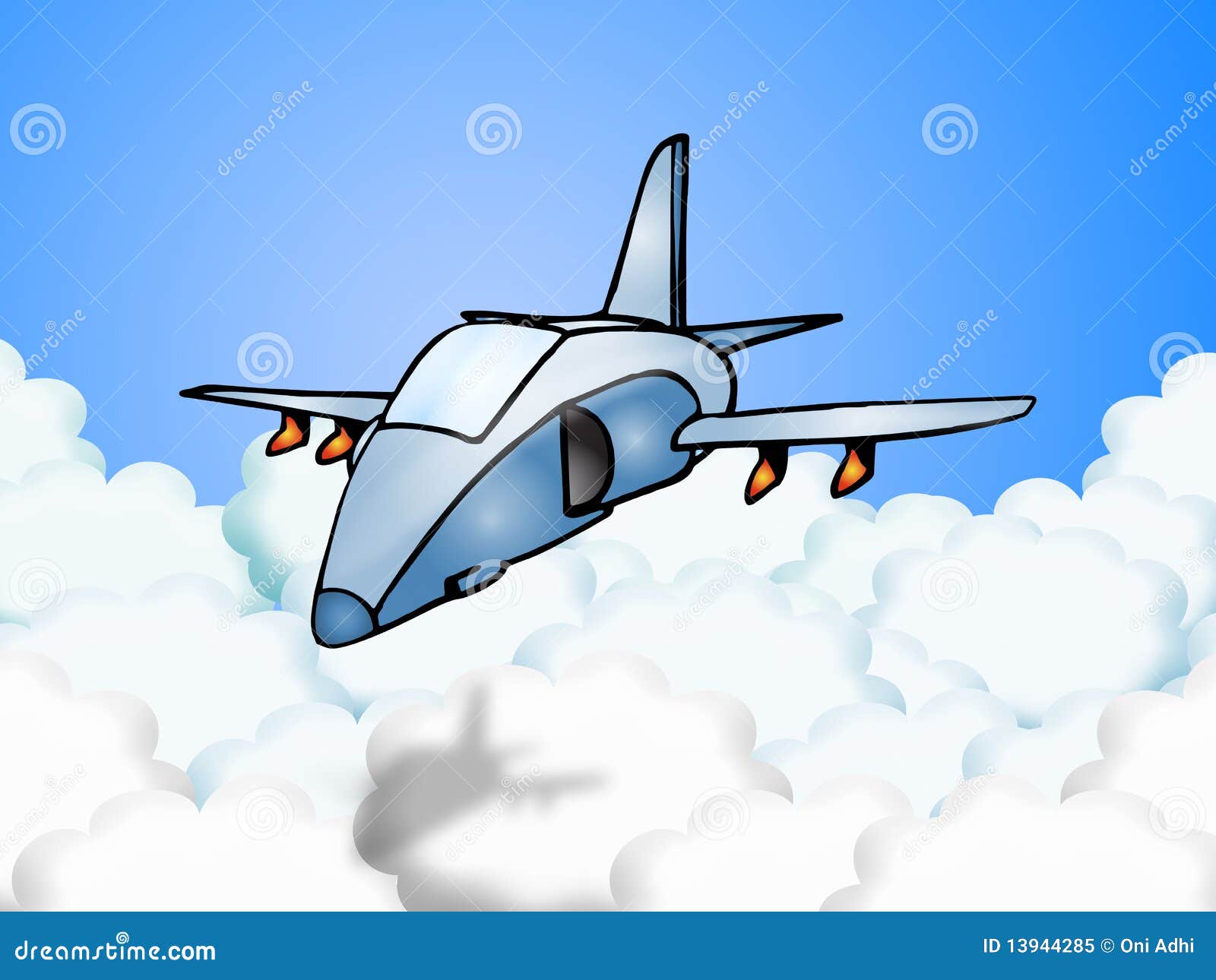 Stealth flying mode stock illustration. Illustration of gear - 13944285