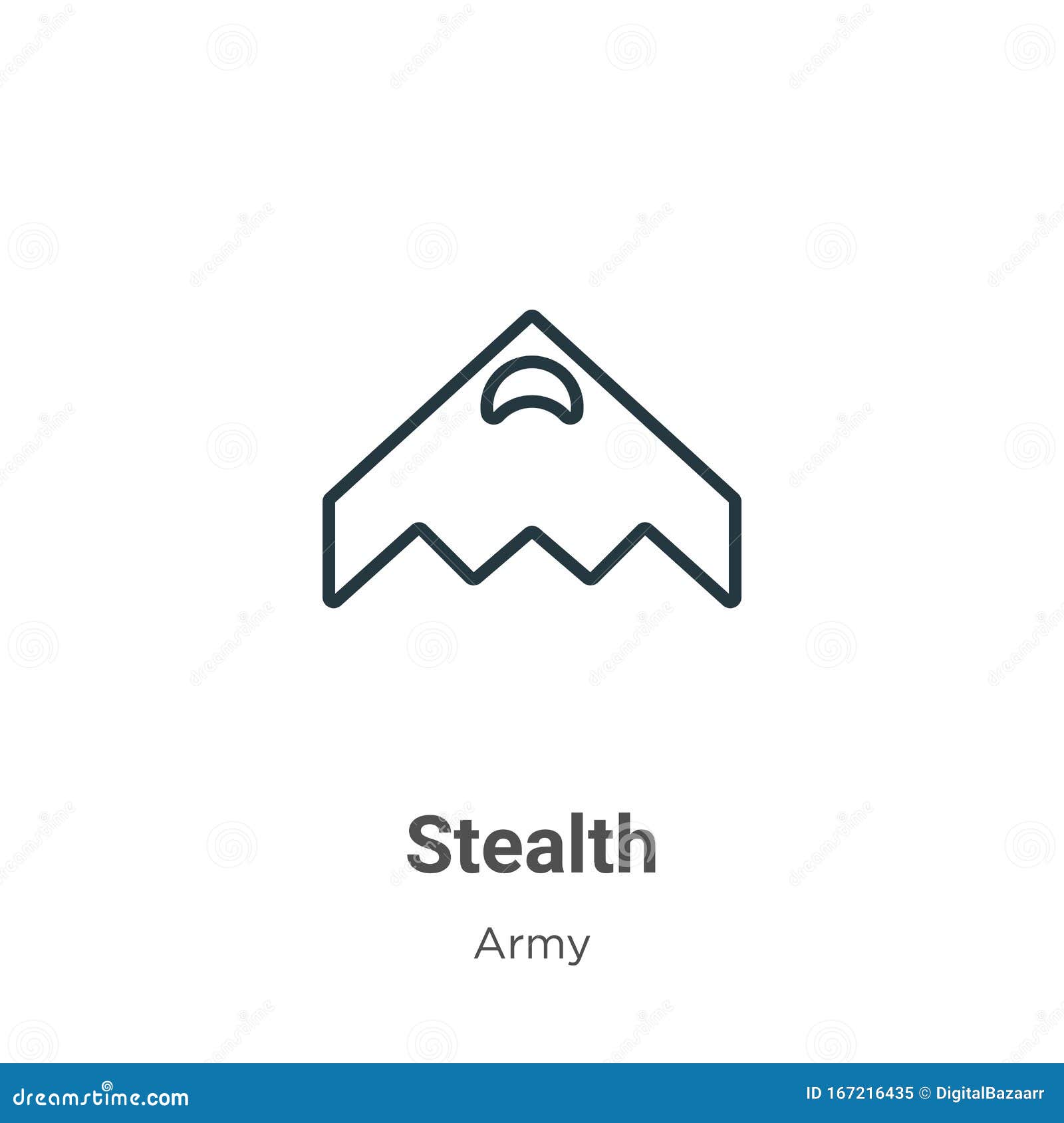 Stealth Transparent Icon. Stealth Symbol Design From Army Collection ...