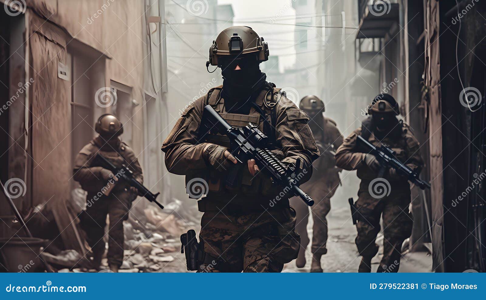 Stealth and Precision in Urban Engagements: Soldiers Execute Covert ...