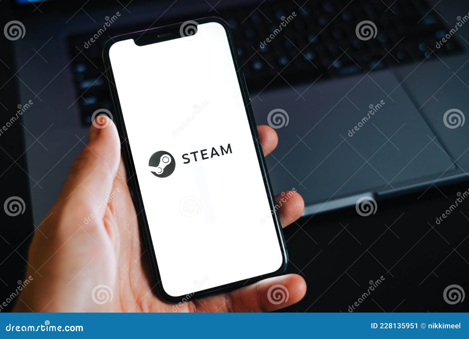 Steam App Logo on the Smartphone Screen Editorial Photo - Image of ...