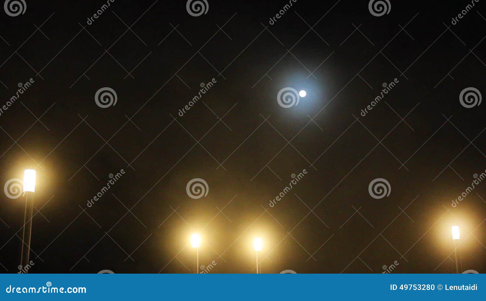 Steam in Artificial Light and Moonlight Stock Footage - Video of dark ...
